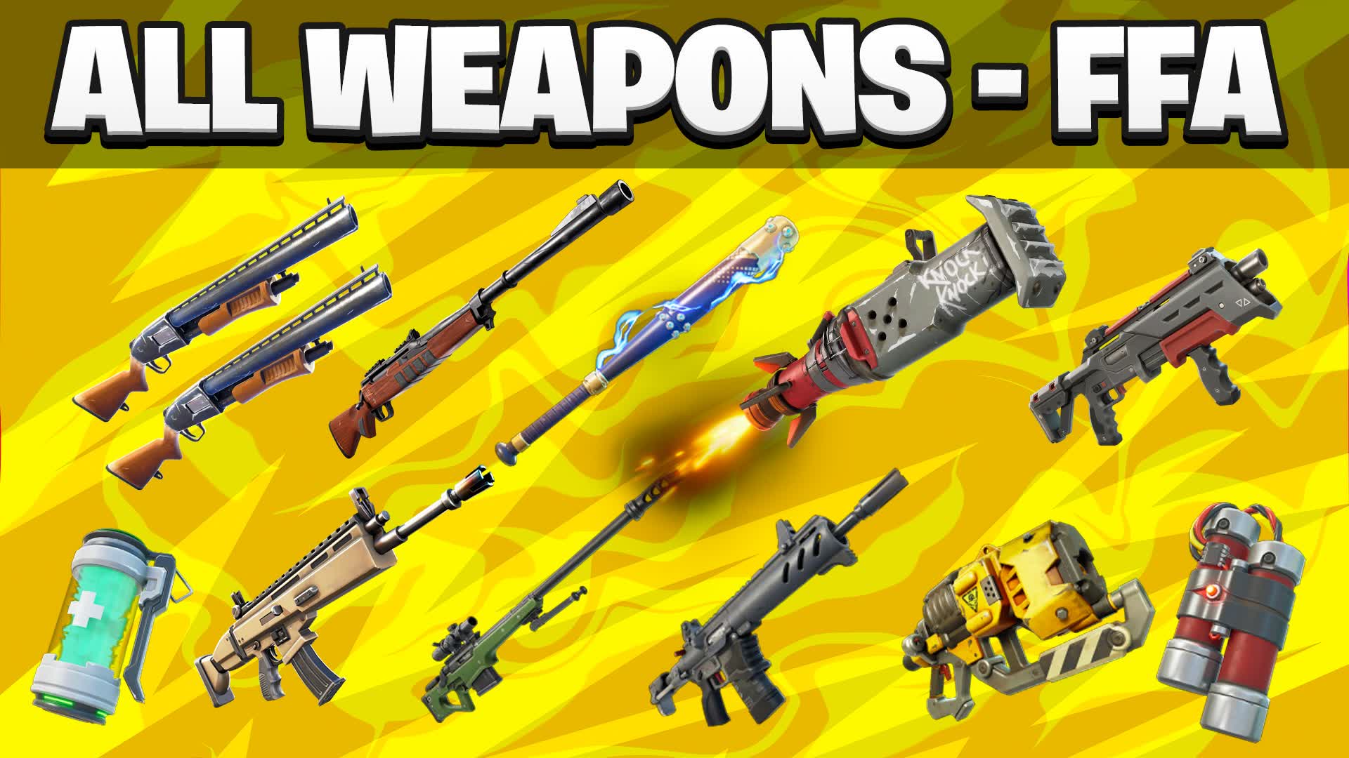 ALL WEAPONS - FFA 0450-3731-1418 by combatgames - Fortnite Creative Map Code - Fortnite.GG