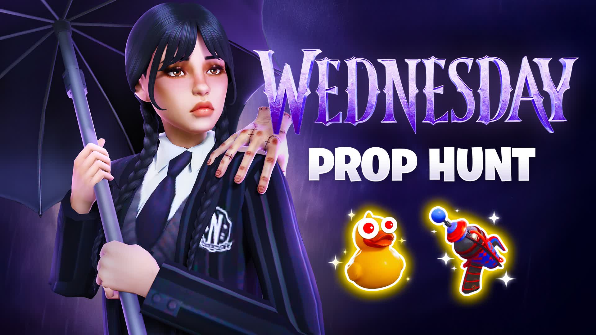 WEDNESDAY PROP HUNT 6880-0693-6523 by by_owl - Fortnite Creative Map ...