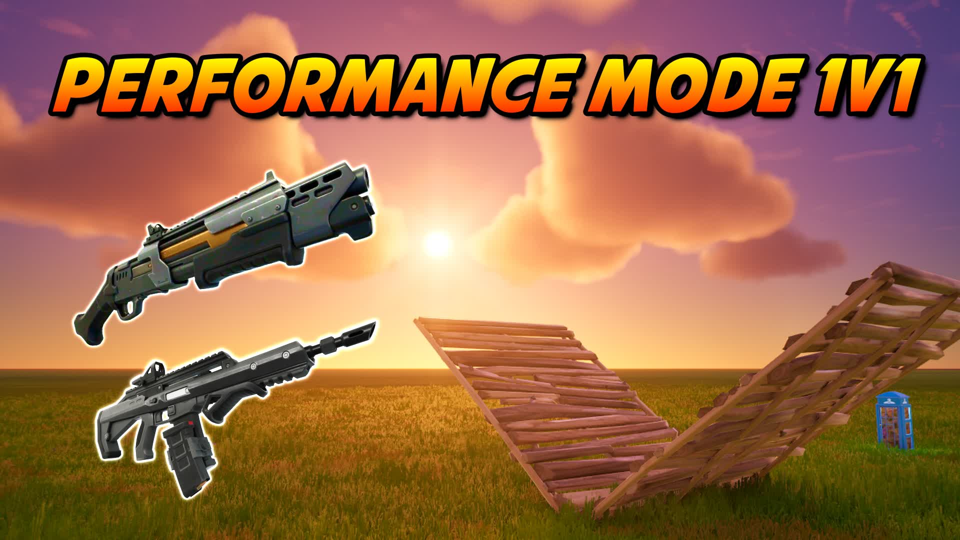 PERFORMANCE MODE 1V1📈 3512-2452-7789 by fida - Fortnite Creative Map ...