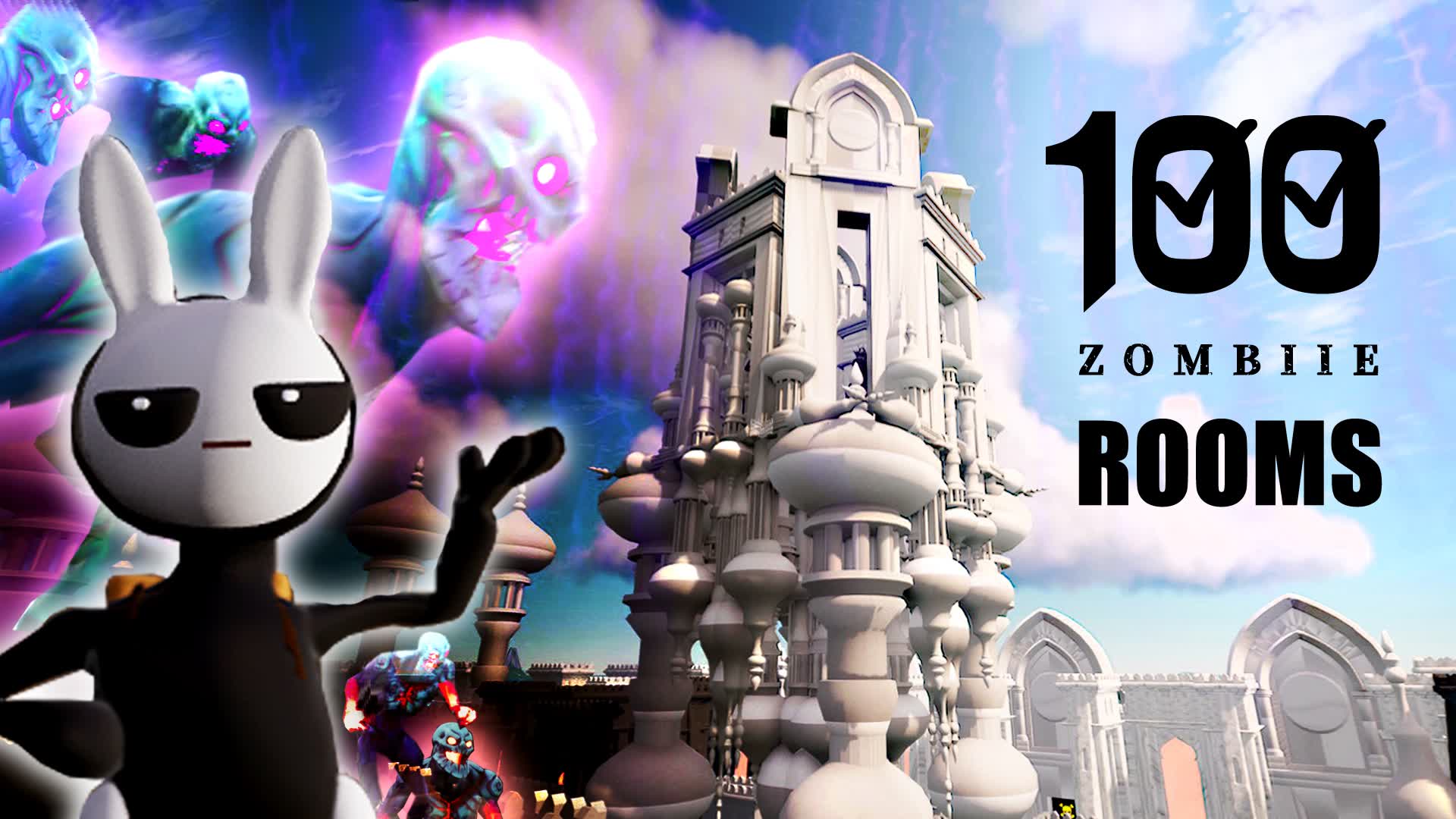 100 zombie rooms labyrinth 1016-4200-0019 by sanvo - Fortnite Creative ...