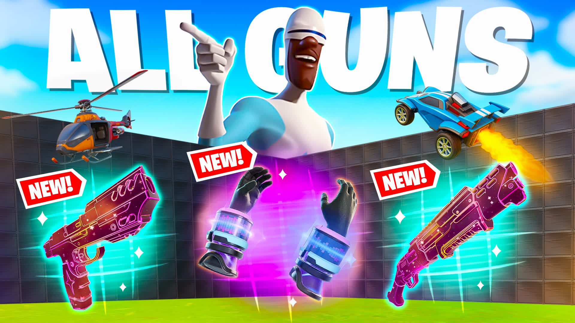 SUPER ALL GUNS & VEHICLES - FFA 3914-1269-8841 by yonilow - Fortnite ...