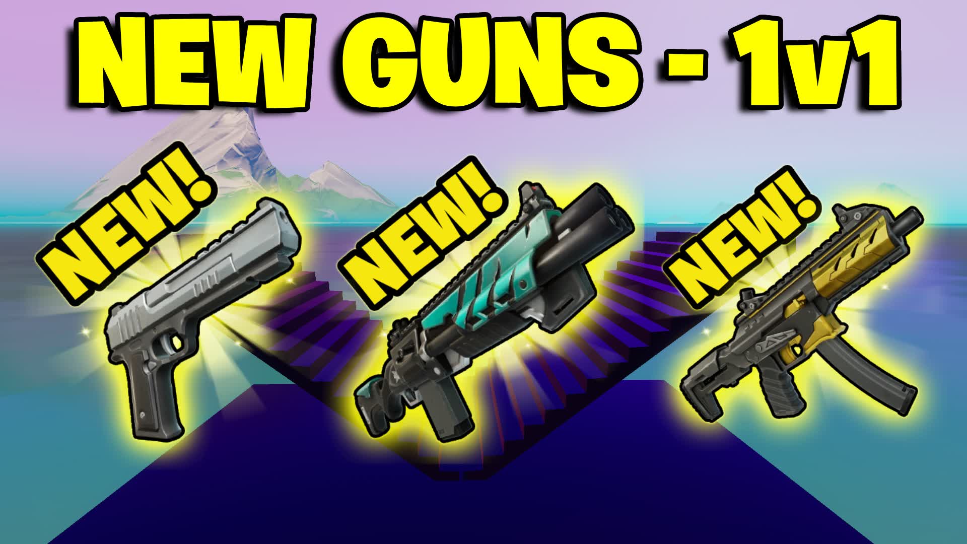 NEW GUNS - 1V1⭐ 2420-6899-5080 by aadrian - Fortnite Creative Map Code ...