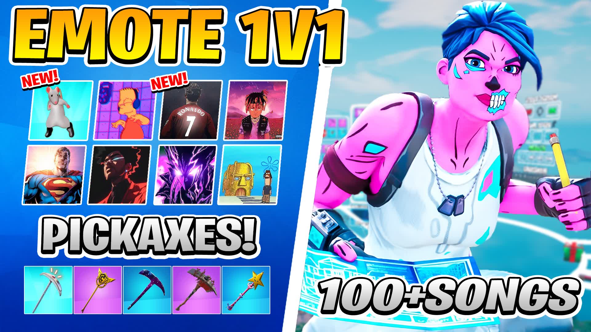 🎵 EMOTE 1V1 [100+ SONGS] 4971-4678-0170 by deathy - Fortnite Creative ...