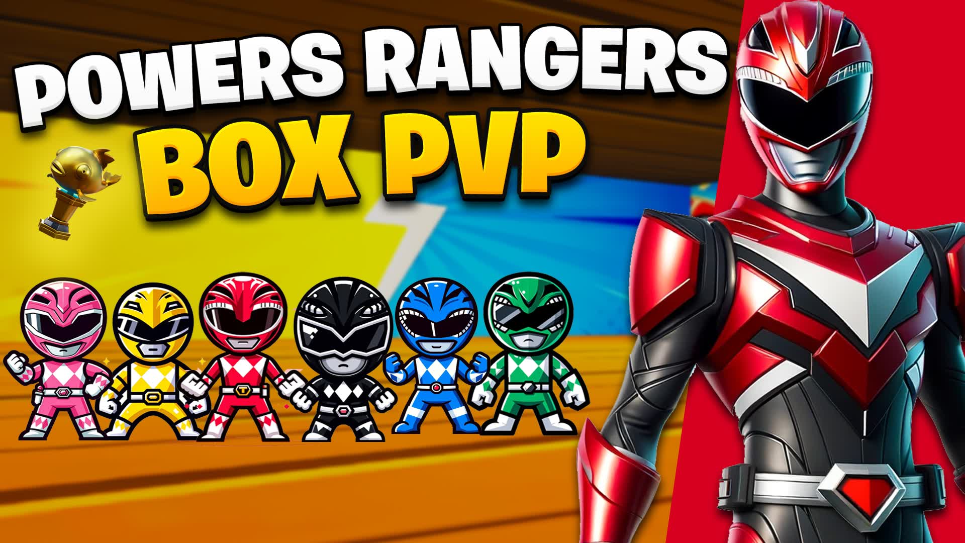 🦸 POWERS RANGERS BOX PVP 📦 9287-6236-3184 by yorel - Fortnite Creative ...