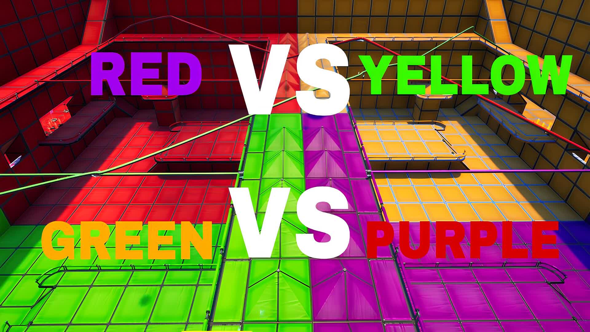 RED VS PURPLE GREEN VS YELLOW 9992 9117 7184 By Rychel Fortnite red-vs-purple-green-vs-yellow-9992-9117-7184-by-rychel-fortnite