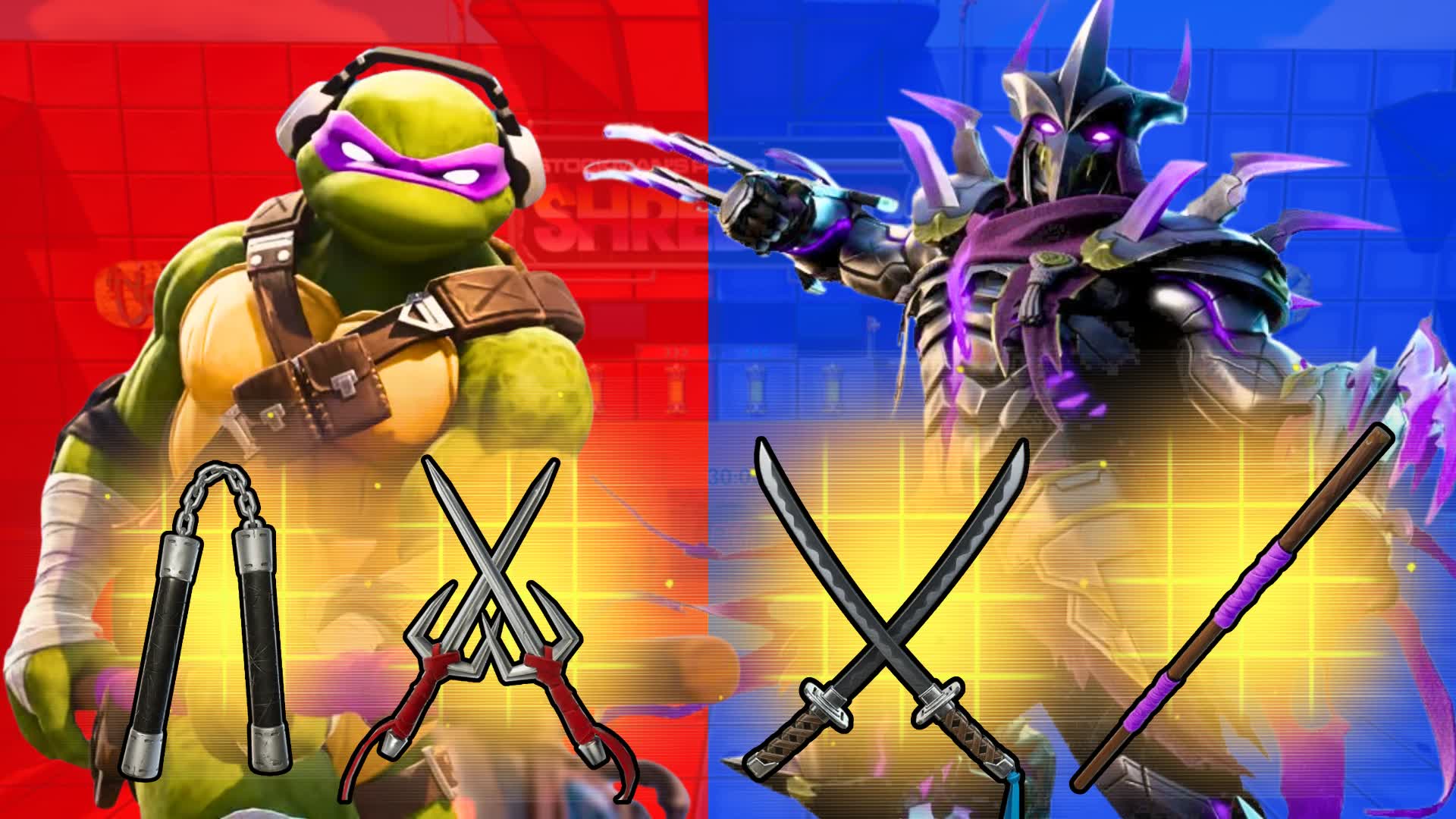 BEST TMNT RED VS BLUE 5739-8929-6201 by gatorinon - Fortnite Creative ...