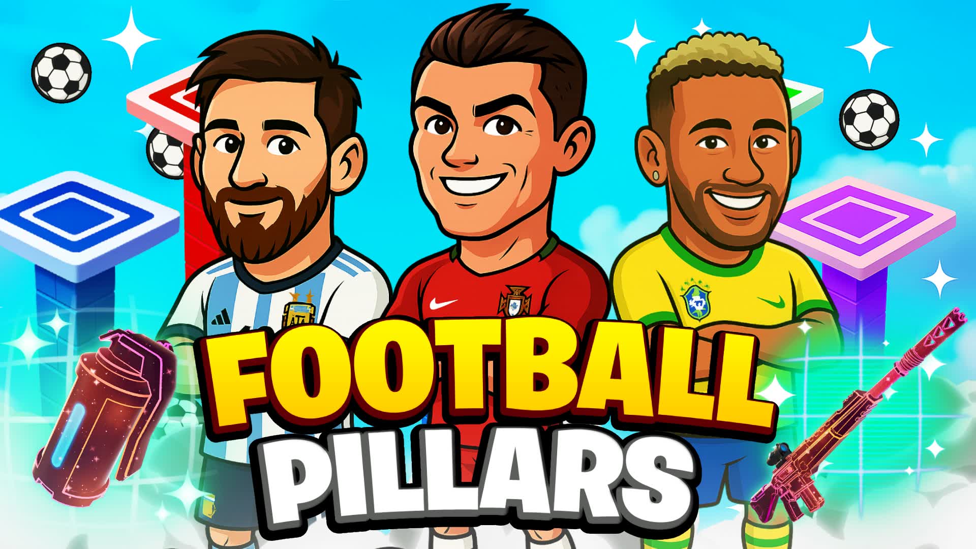 FOOTBALL PILLARS 🏆 5981-6268-2270 by libbygpt - Fortnite