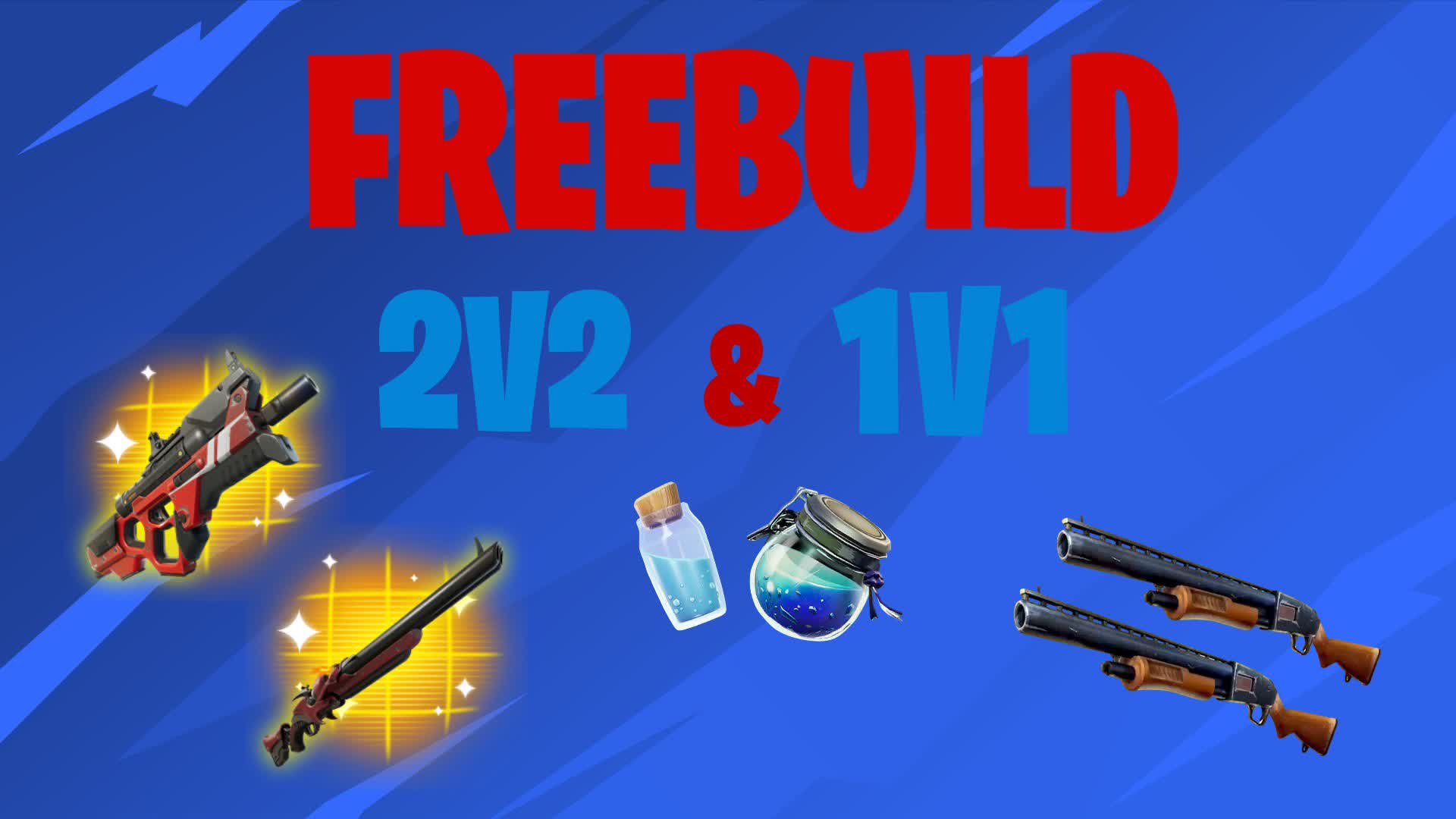 FREEBUILD & 2v2-1v1-2v1 0677-6694-0992 by gbcreator - Fortnite Creative ...