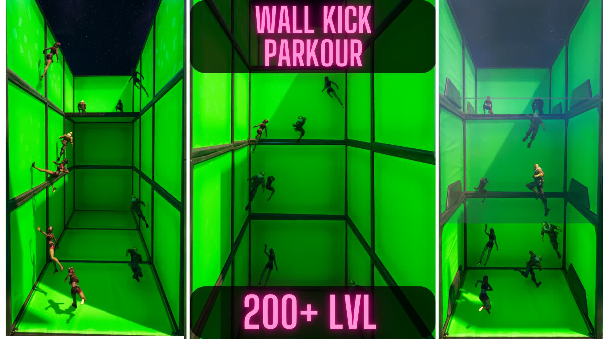 Wall Kick Parkour 3692-1960-4878 من ابتكار skamess - Fortnite