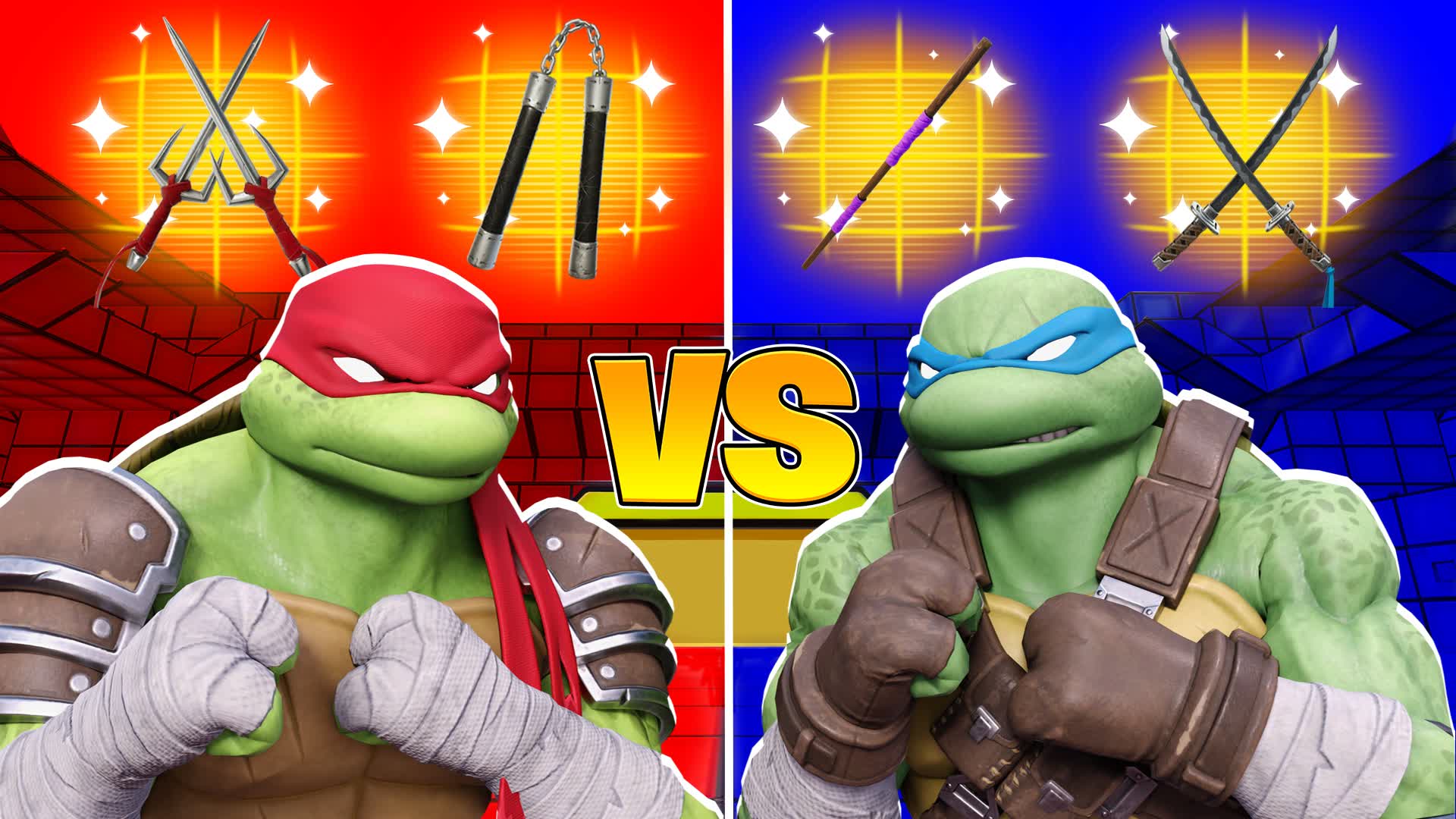 🔴TMNT RED VS BLUE🔵 8772-9645-9041 by m.dado - Fortnite Creative Map ...