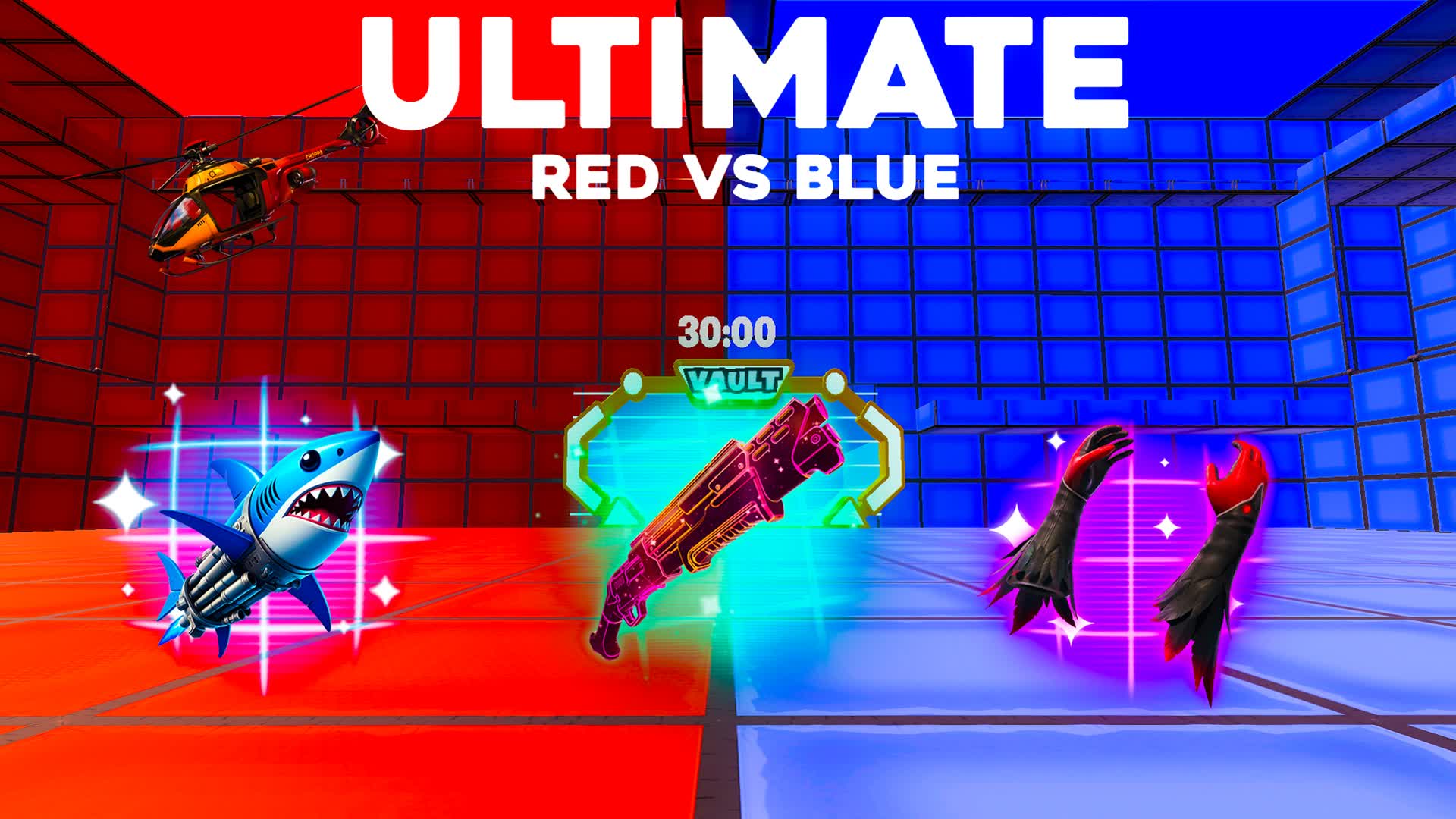 Ultimate RED VS BLUE 🔴🔵 4388-7855-3298 by 1dika - Fortnite Creative Map ...