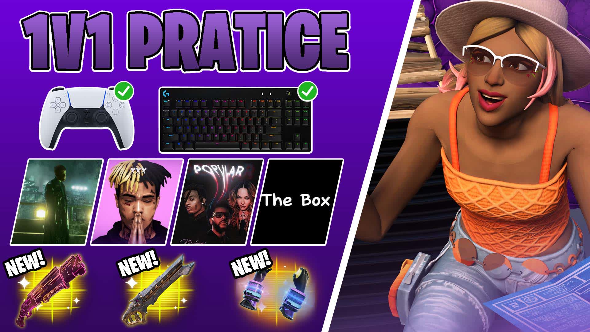 META 1v1 PRATICE ⭐ 3128-0687-0922 by rutensz - Fortnite Creative Map Code - Fortnite.GG