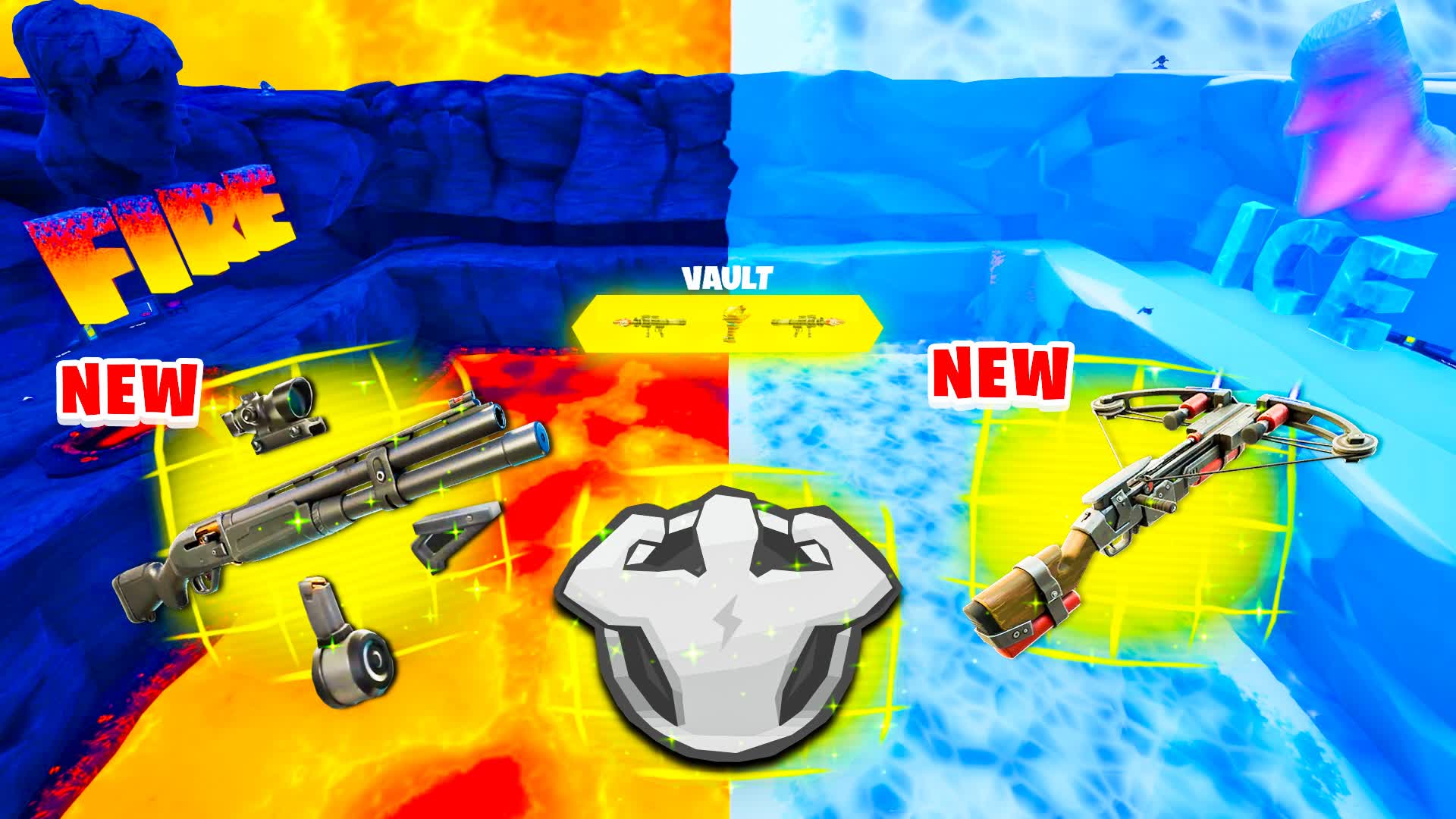 EPIC FIRE VS ICE 🔥 ️ NEW UPDATE! 4408-8782-1574 by elijah - Fortnite