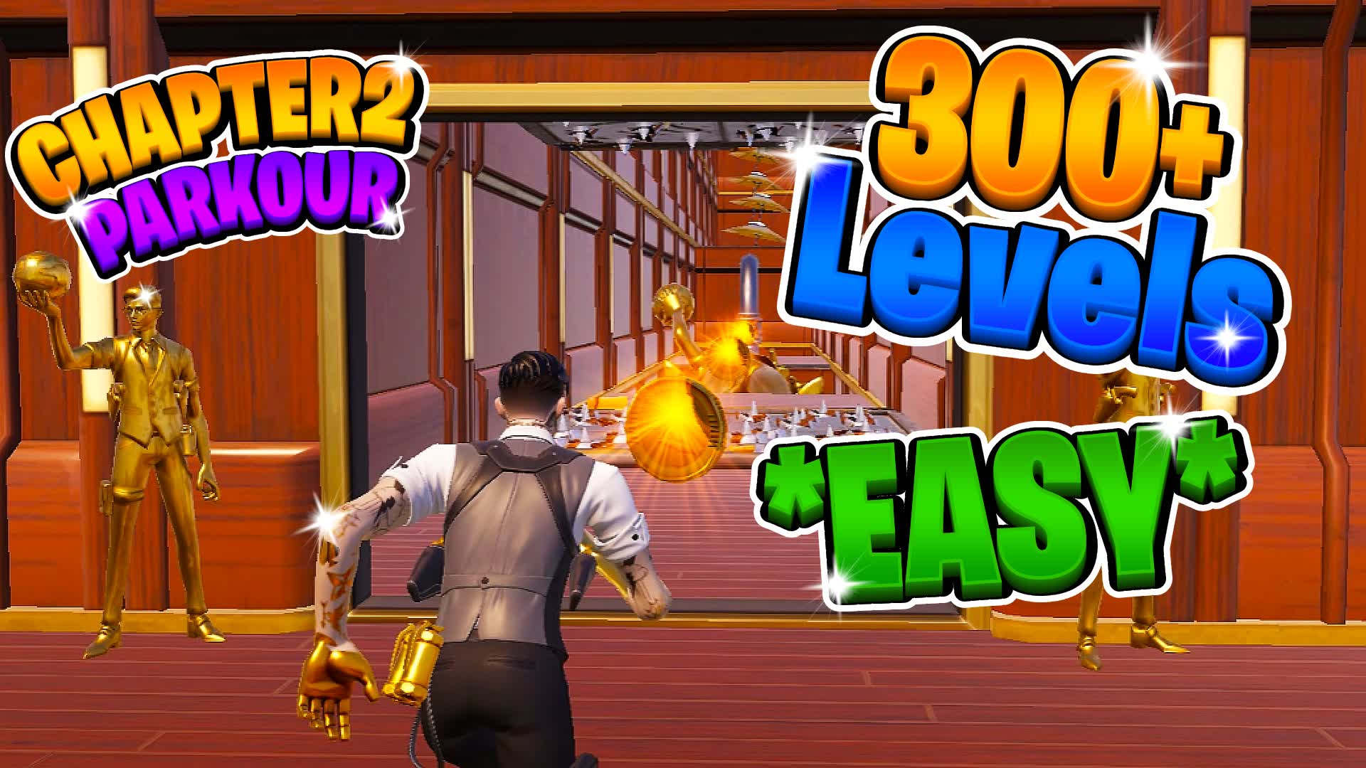 Chapter 2 Default Parkour 300+🌌 3037-3257-8426 من ابتكار hubii - Fortnite