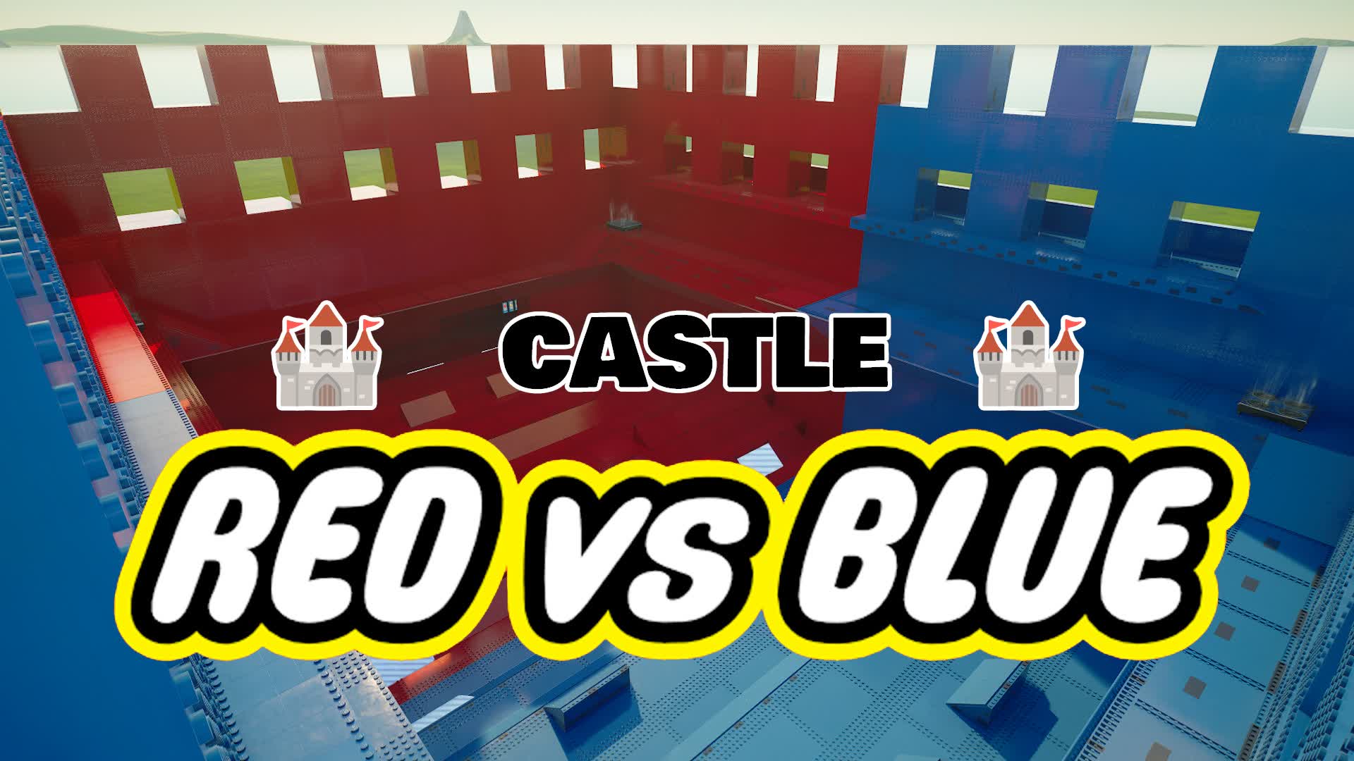 🏰 CASTLE Red vs Blue 🏰 6927-3455-7538 by hollowswoodsman - Fortnite Creative Map Code - Fortnite.GG