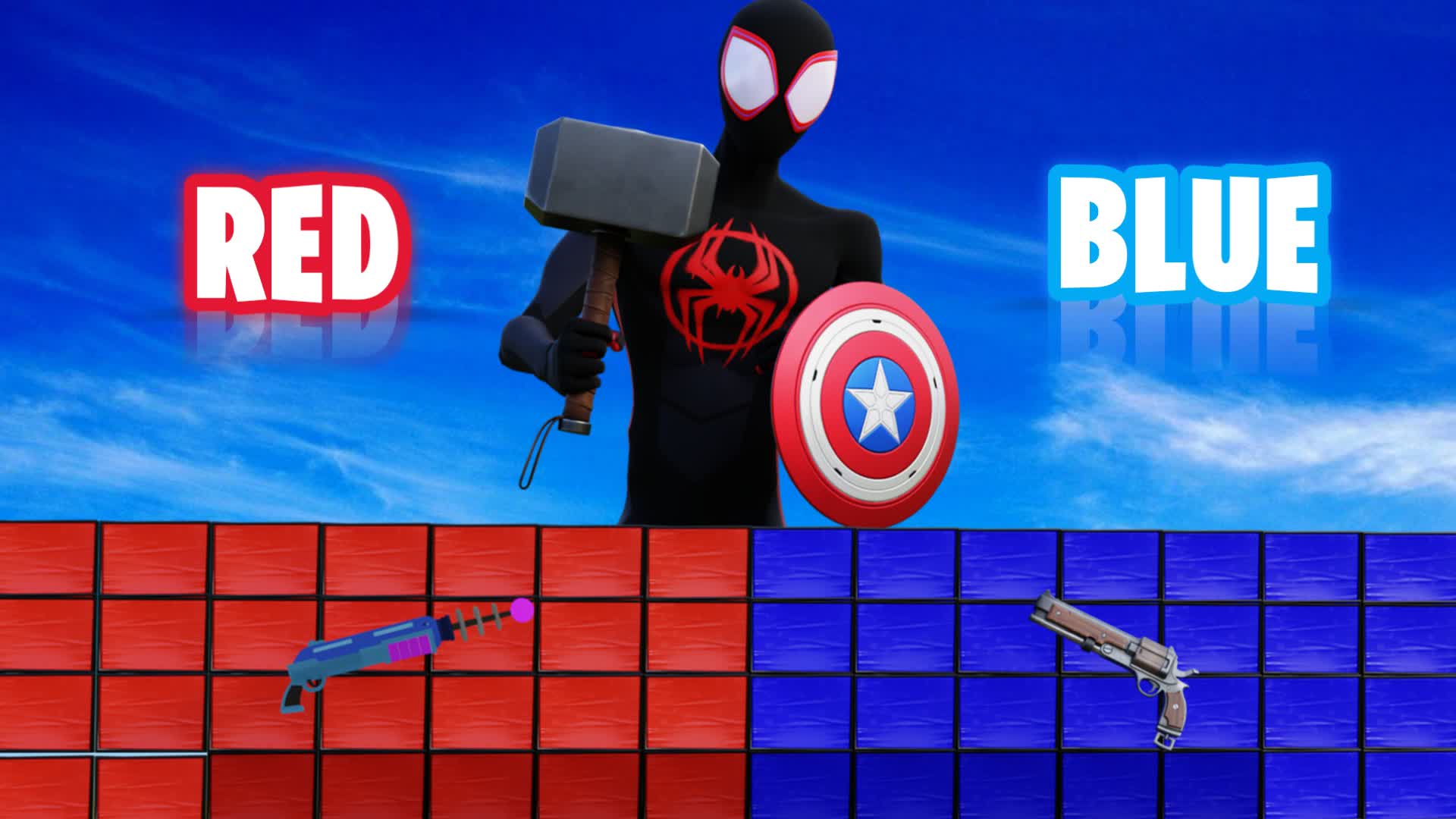👑BOSS 🔴RED VS 🔵BLUE 4806-4865-2637 by spiderguy - Fortnite Creative Map ...