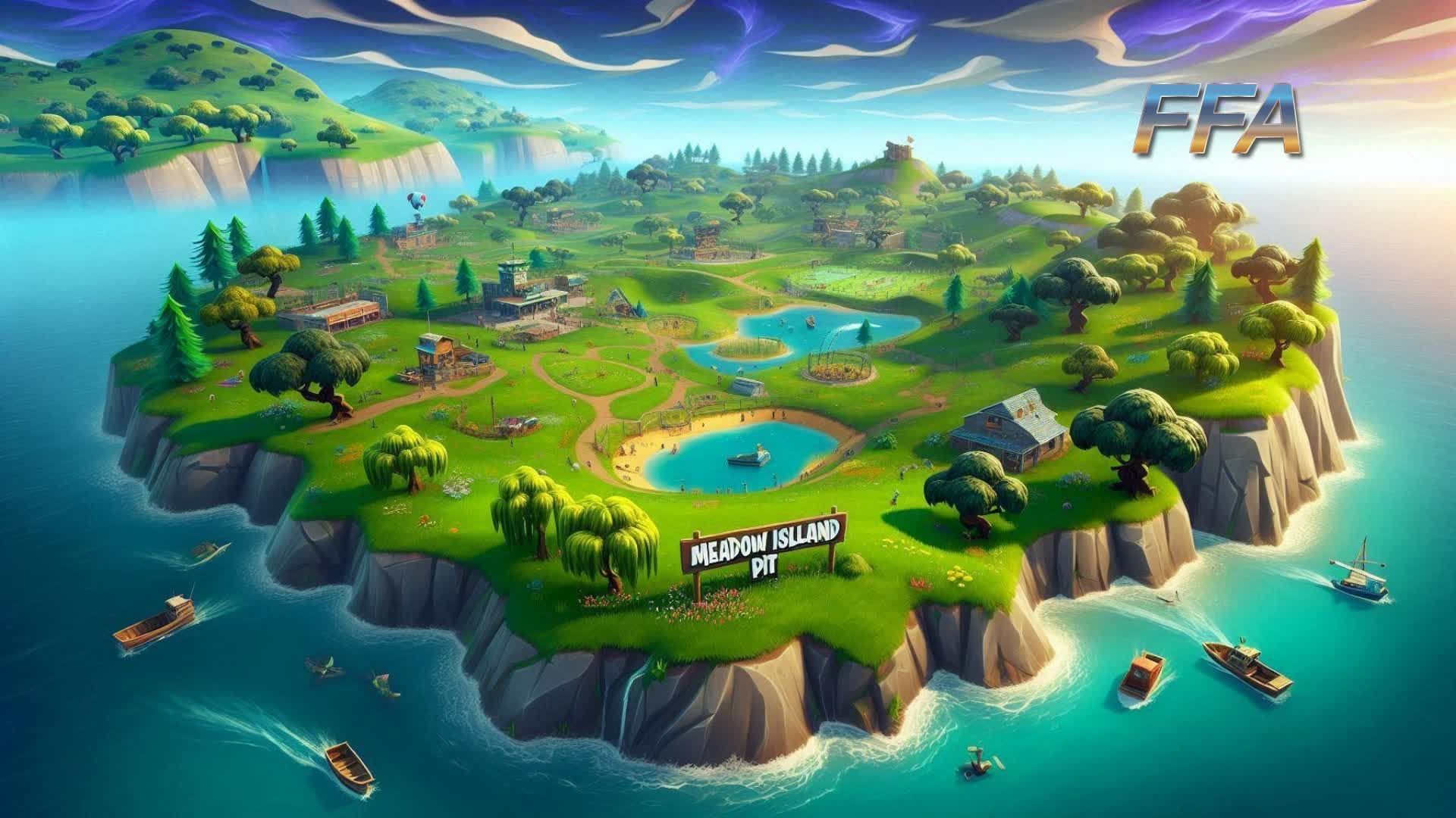 Simple Pit (Meadow Island) 2976-0173-3659 by bigm295 - Fortnite ...