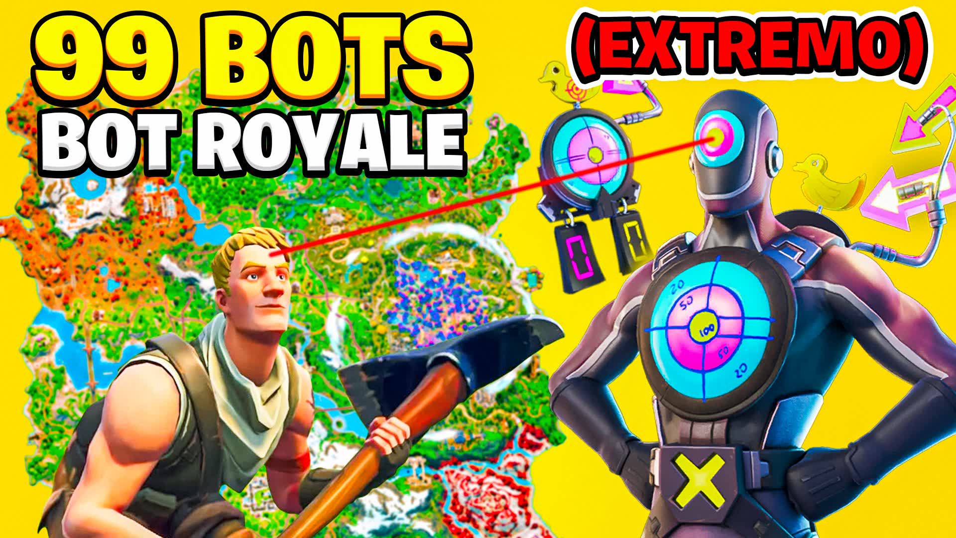 🏆99 BOTS ROYALE - RANKED 0763-5177-1988 by atack3k - Fortnite Creative Map Code - Fortnite.GG