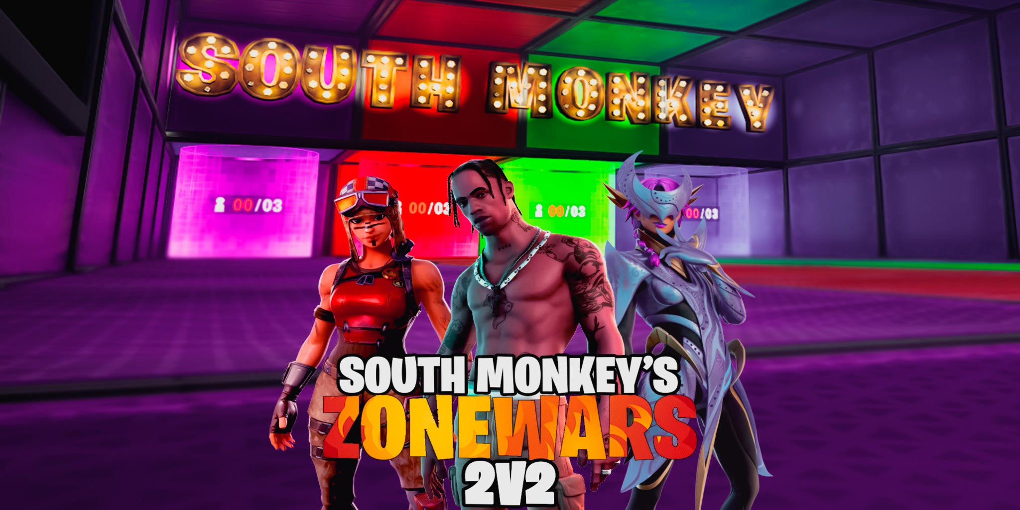 SOUTH MONKEY BIOS ZONE WARS 2v2 1.0 9520-2405-7351 by southmonkey - Fortnite Creative Map Code ...