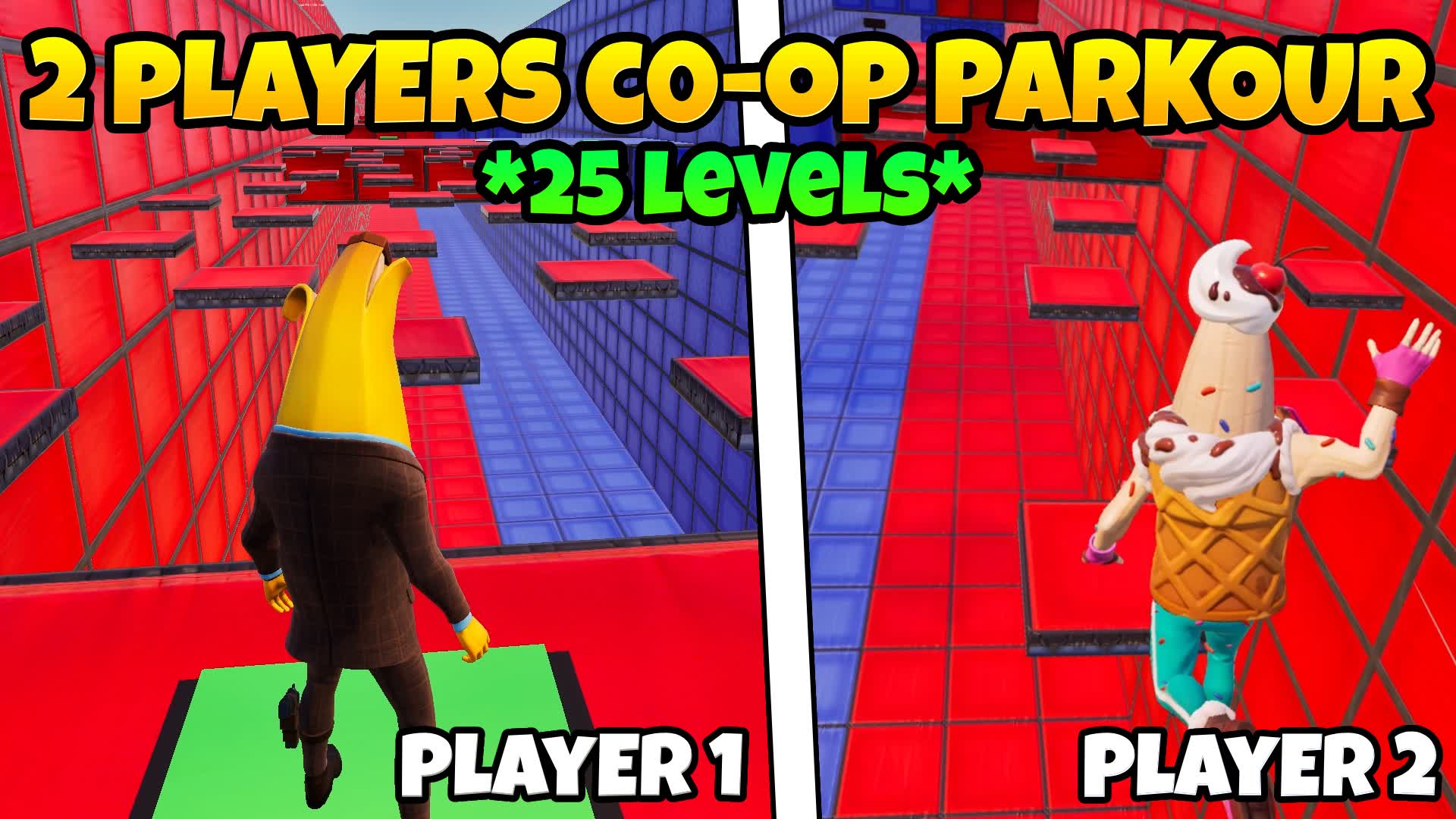 2 PLAYERS CO-OP PARKOUR 25 LEVELS 6584-8449-9219 by corix - Fortnite ...