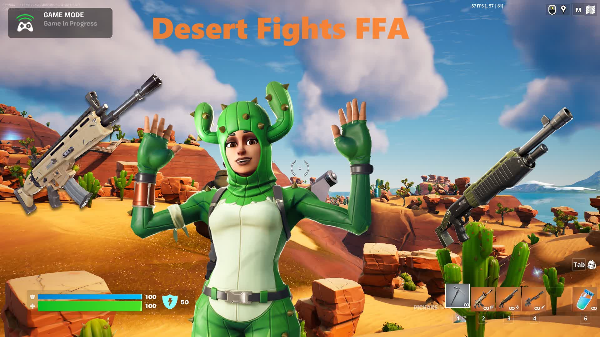 Desert Fights FFA 6623-3853-9717 de centi en Fortnite