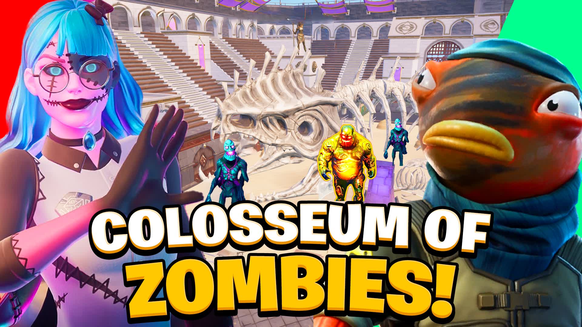 🧟ZOMBIE COLOSSEUM🏛️SURVIVAL 5395-1685-5301 by saykamstar - Fortnite ...