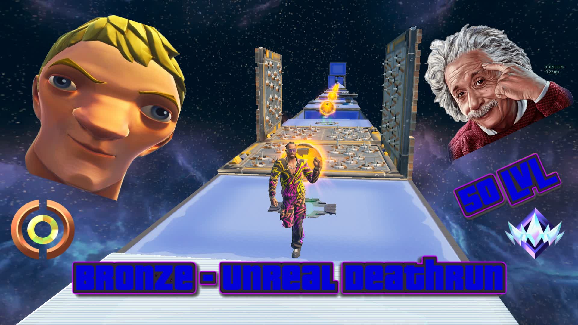 Bronze-Unreal Deathrun 0521-2017-0472 by xdxd - フォートナイト