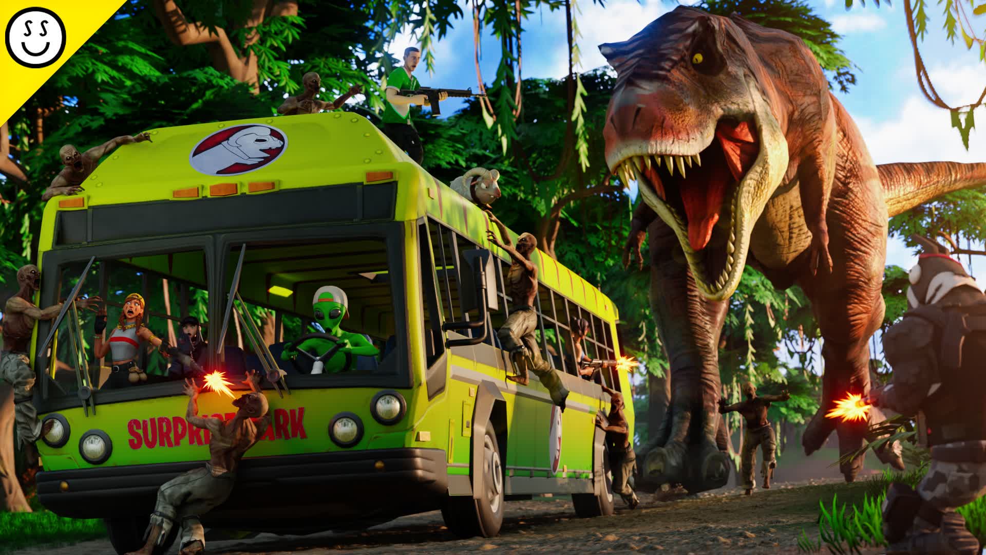 Jurassic Rage 4914-0845-4902 by manirajofficiel - Fortnite Creative Map ...