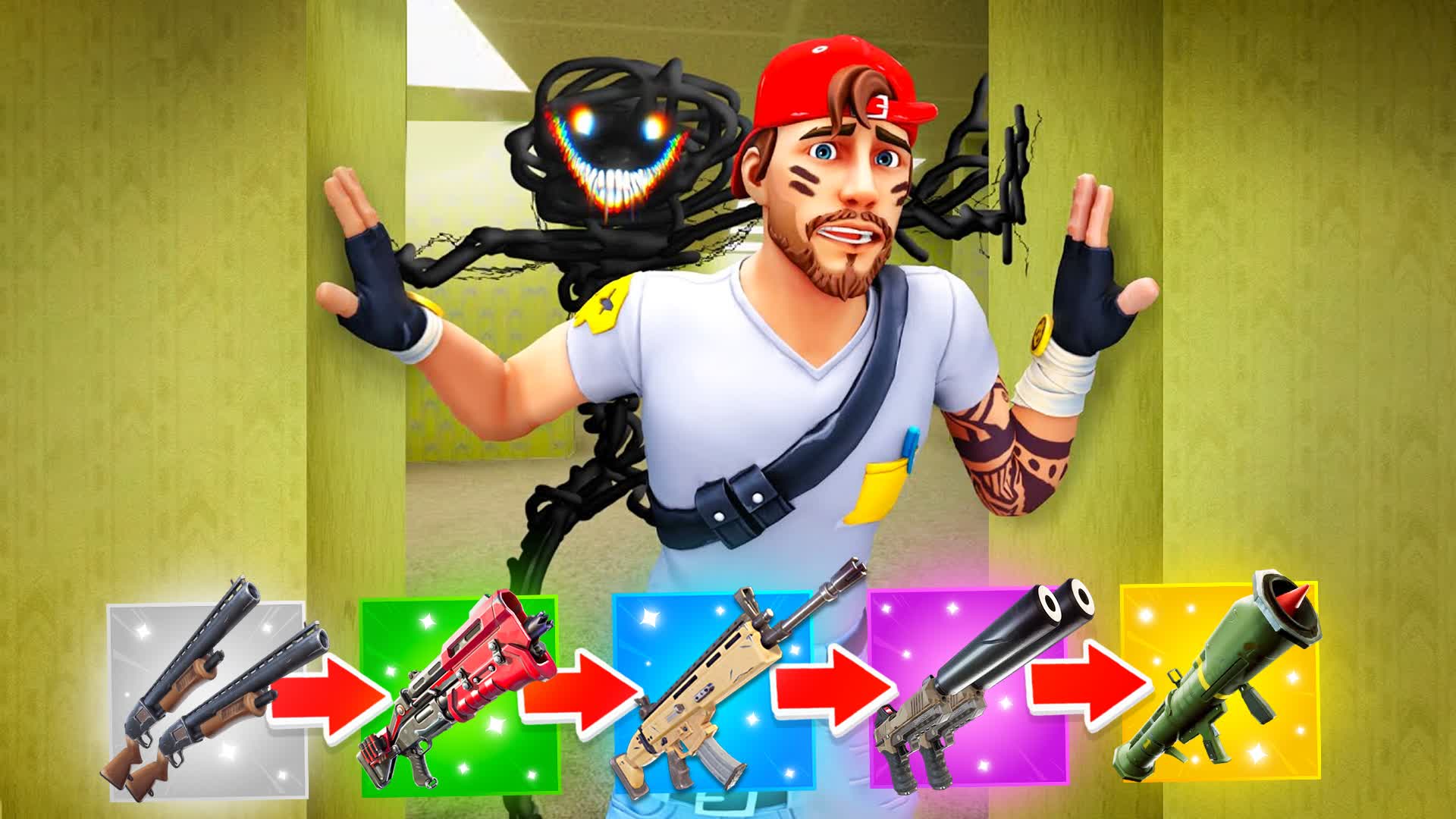 ☢ BACKROOMS - GUNGAME ☢ 4870-2574-6400 by mycomplexe - Fortnite Creative Map Code - Fortnite.GG