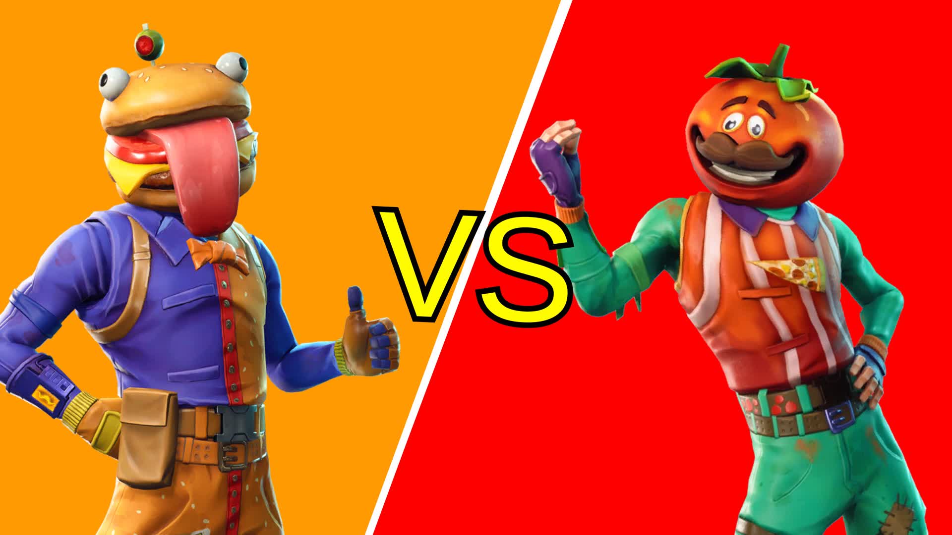DURR BURGER VS TOMATO HEAD 6111-5934-8826 من ابتكار daviteia - Fortnite