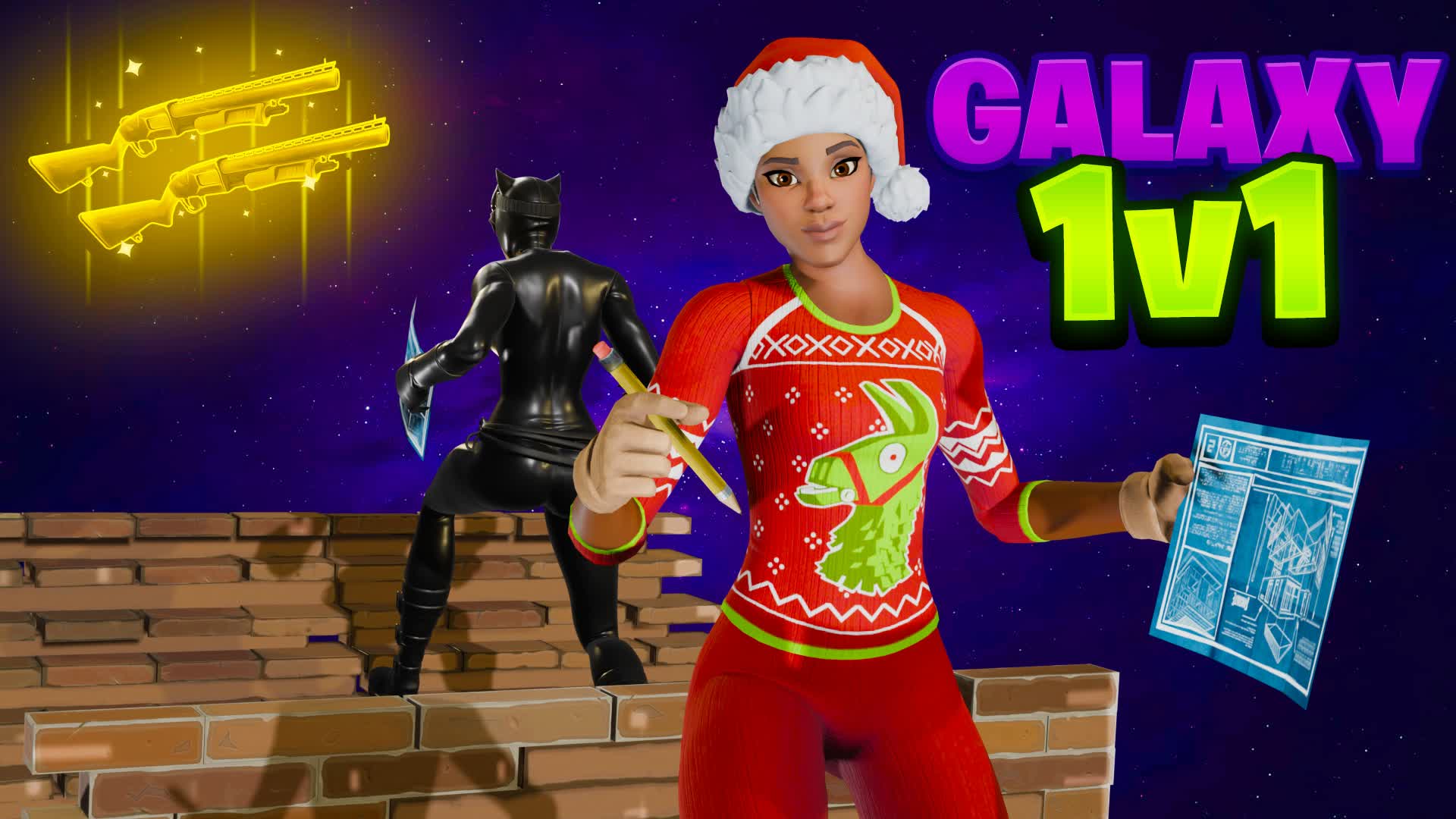 GALAXY 1V1 🌌 3625-7009-9251 by brainrotfn - Fortnite Creative Map Code ...