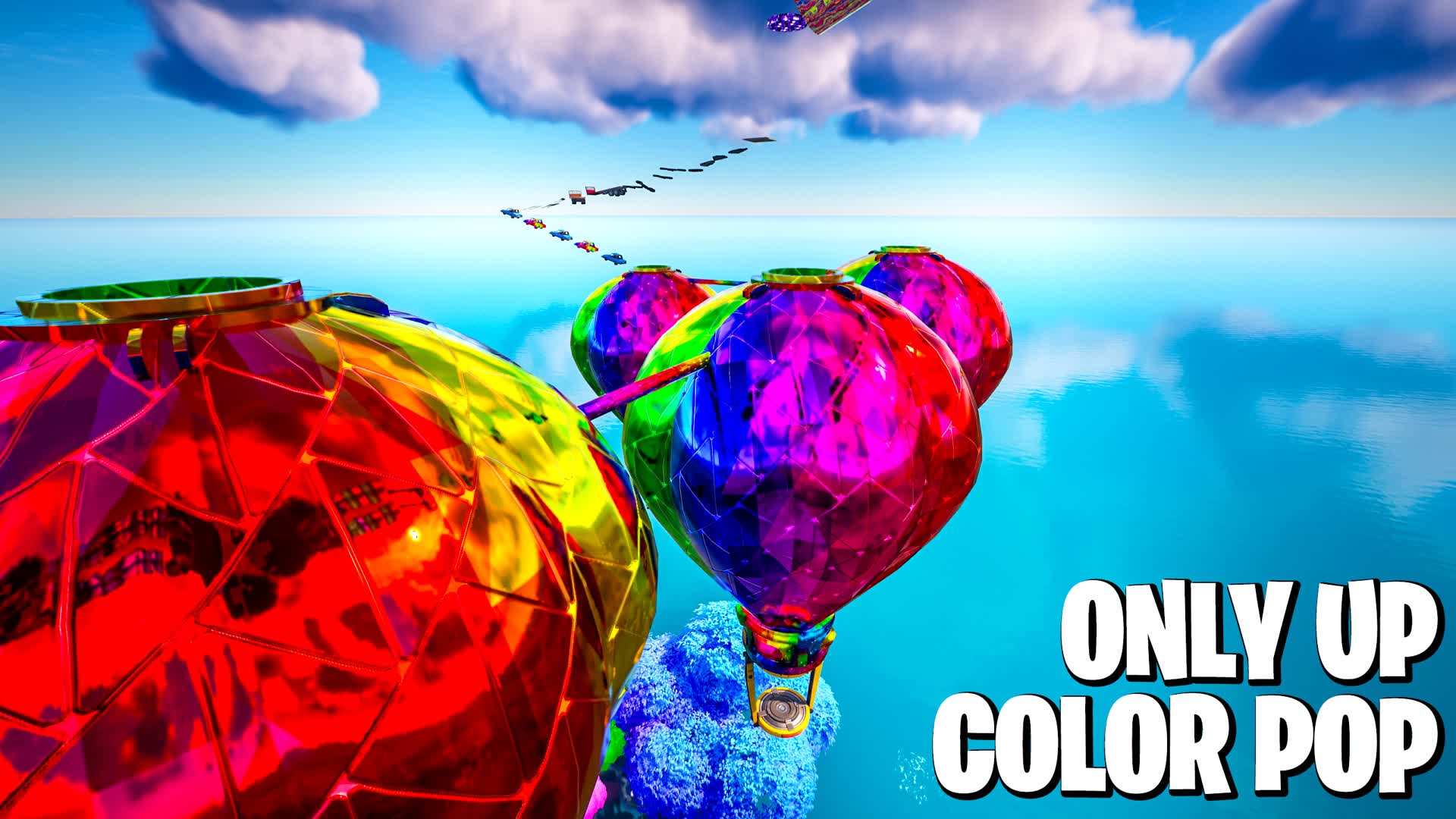 ☝️Only Up I Color Pop🎨 3990-1495-2817 by unicornangel96 - Fortnite Creative Map Code - Fortnite.GG