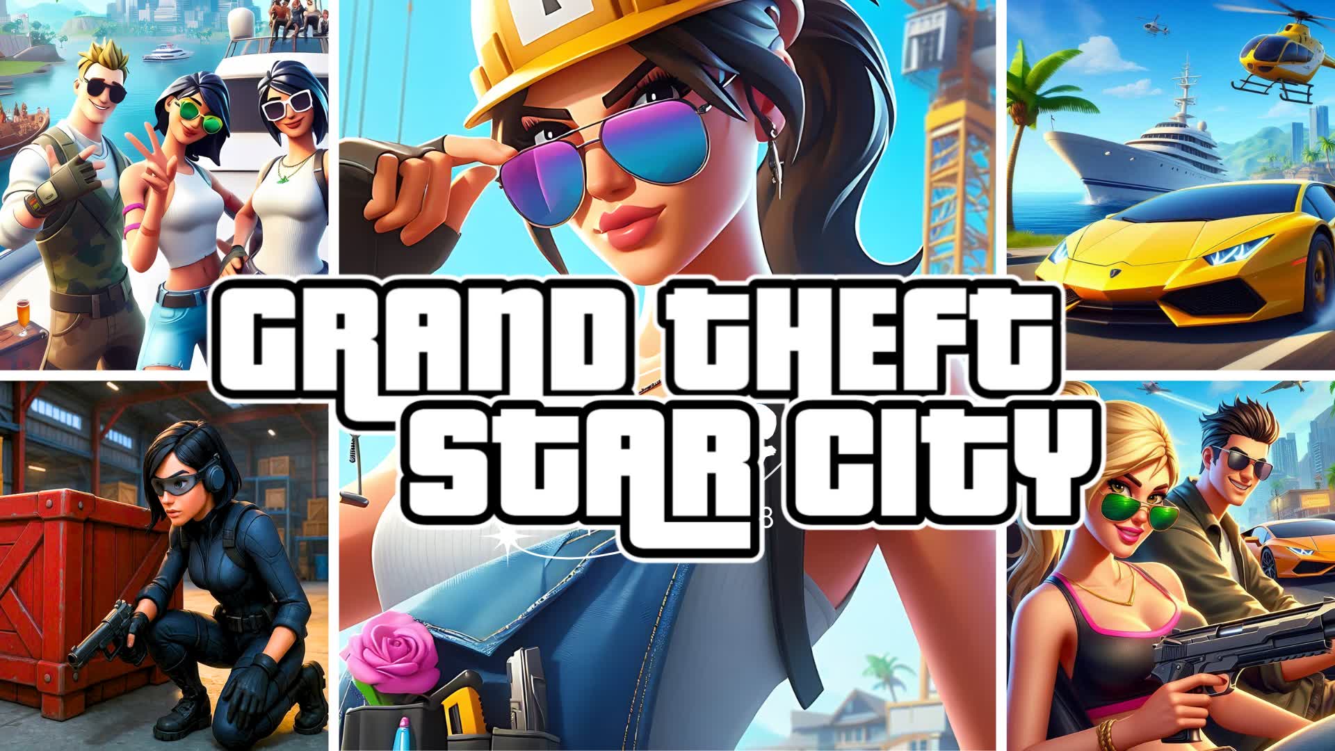 GRAND THEFT STAR CITY⭐ DRIVE RP 9215-4503-2727 by shaunbarry - Fortnite ...