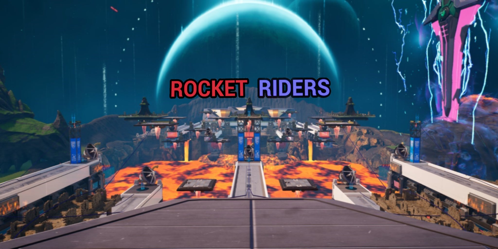 Rocket Riders 0357-6119-6073 by peatro - Fortnite Creative Map Code ...