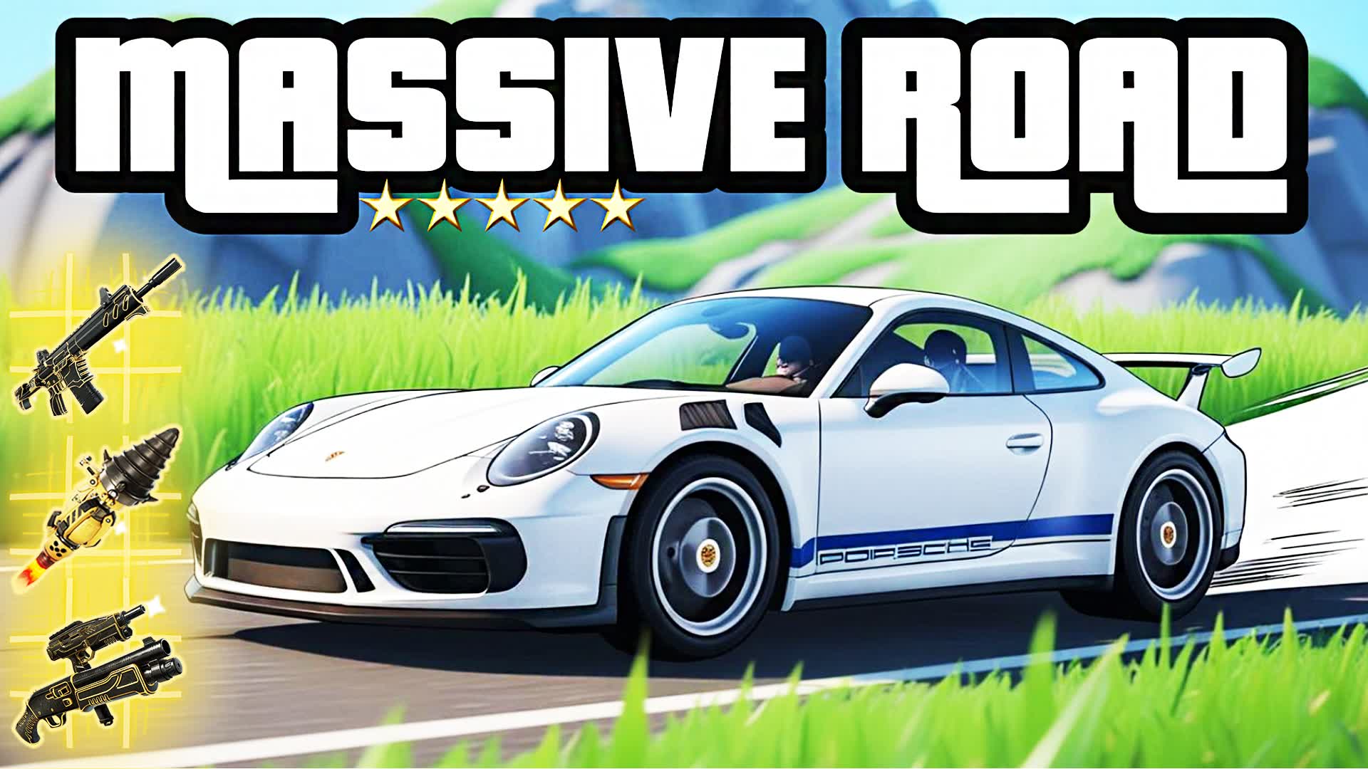 MASSIVE ROAD🦸NEW WEAPONS🎯FFA 5589-0571-1250 by joshdoes - Fortnite ...