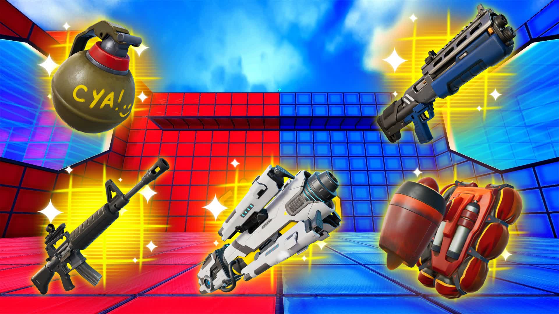 MODE! RED VS BLUE 🔴🔵 4650-3147-8712 by rcteam - Fortnite Creative Map ...