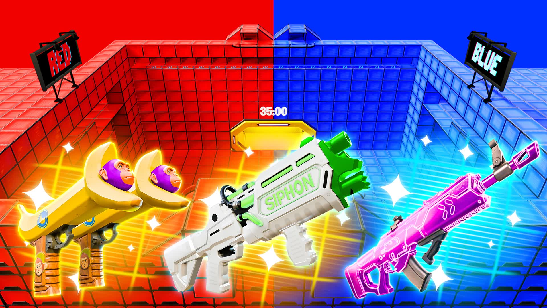 CRAZY RED VS BLUE 🔴🔵 2898-7886-8847 by rvb - Fortnite Creative Map Code ...