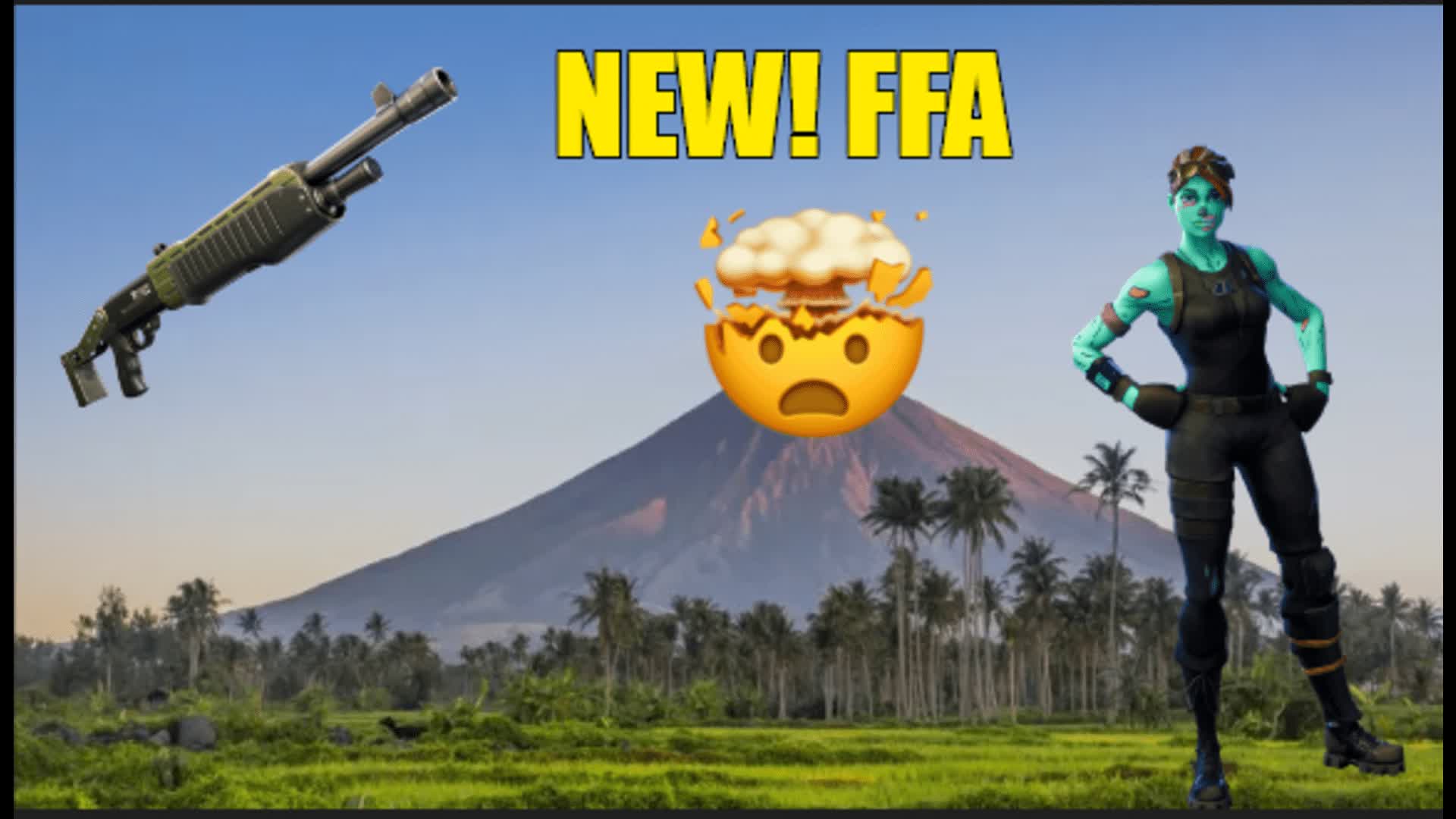 FREE FOR ALL IN A VOLCANO 0864-8374-5467 by cocomelon - Fortnite Creative Map Code - Fortnite.GG