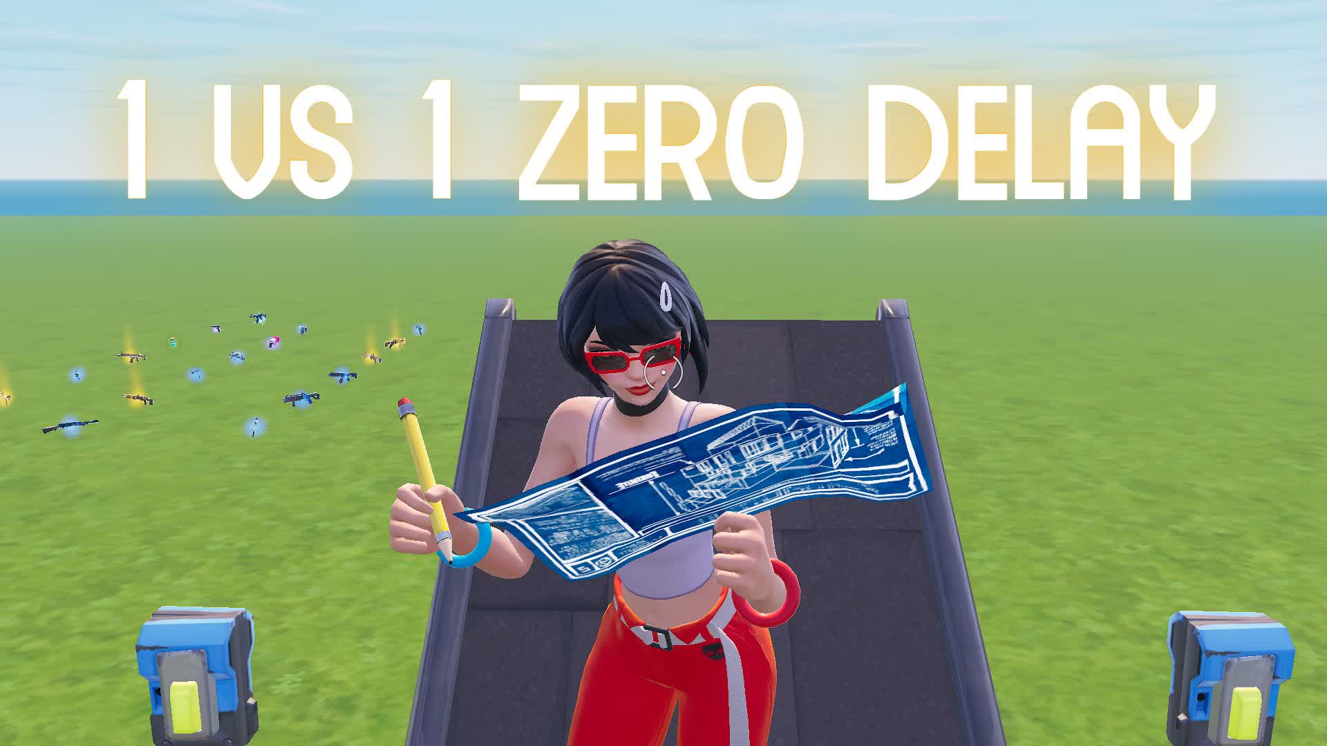 1 vs 1 zero delay 9574-4297-7591 by wolverine - Fortnite Creative Map ...