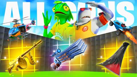 CRAZY 1V1 FFA - ALL GUNS & CARS 4947-6296-5010 by 3xf - Fortnite Creative Map Code - Fortnite.GG