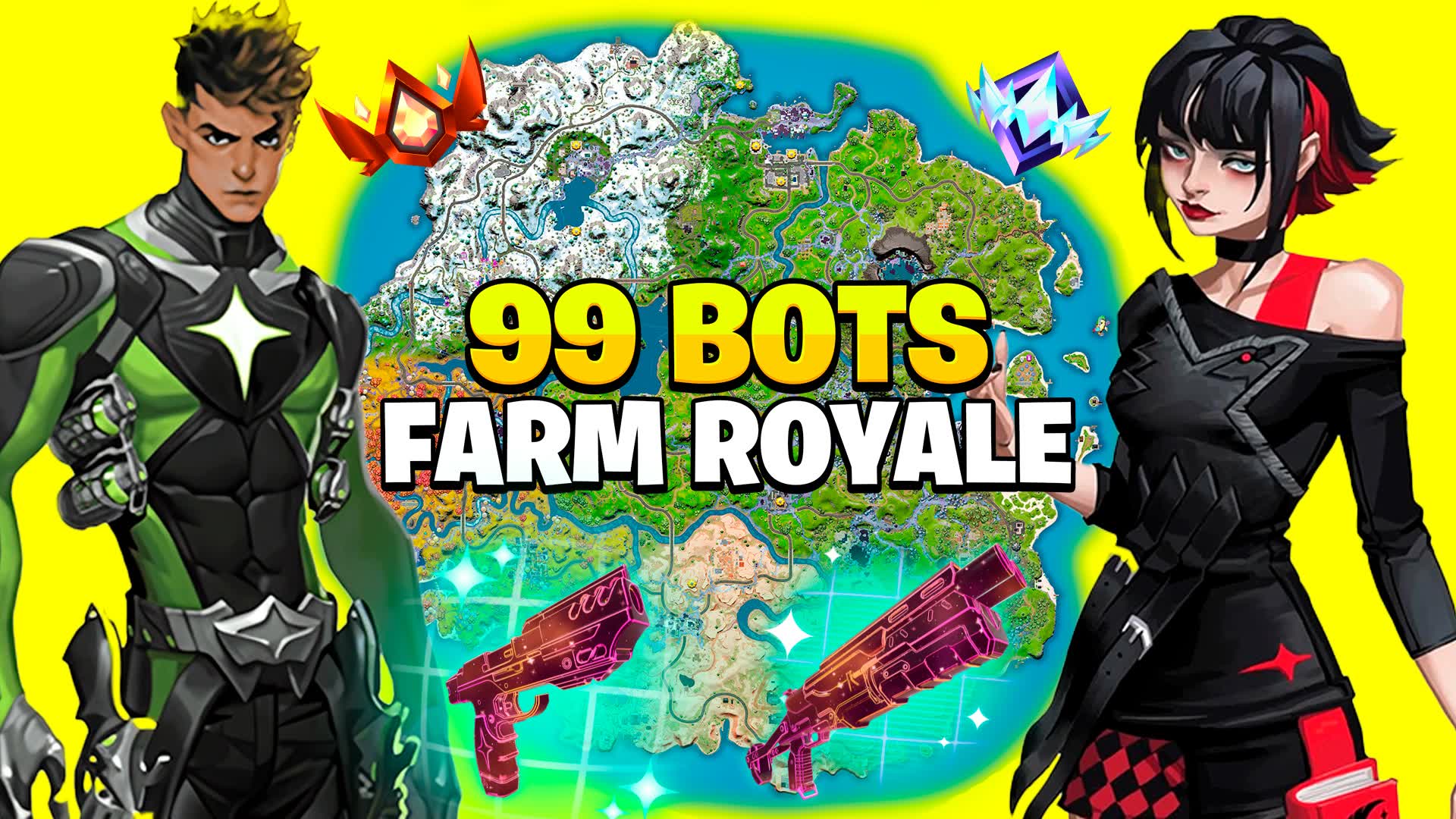 SUPER 99 BOTS ROYALE🏆 3339-4273-7372 by cisote - Fortnite Creative Map Code - Fortnite.GG