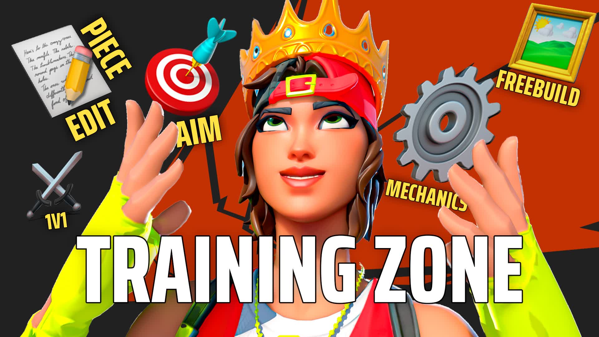 TRAINING ZONE - AIM EDIT MECHANICS & 1v1 1132-4367-7436 by whyaang ...