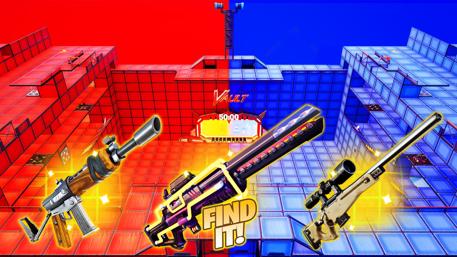 EPIC RED VS BLUE 🔴🔵 6766-9504-1371 by bny.fnn - Fortnite