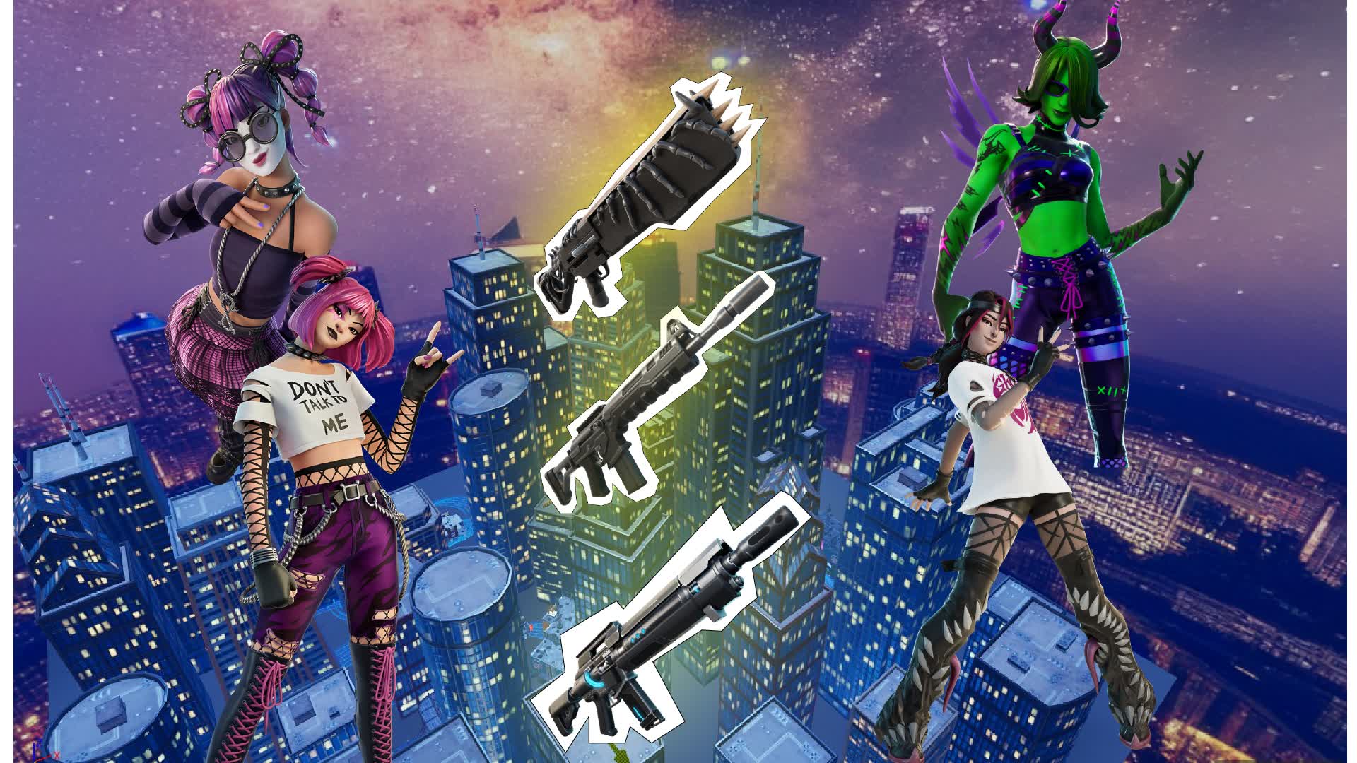 You vs 99 bots FPS: Night City 8144-8527-9845 by ironydev23 - Fortnite ...