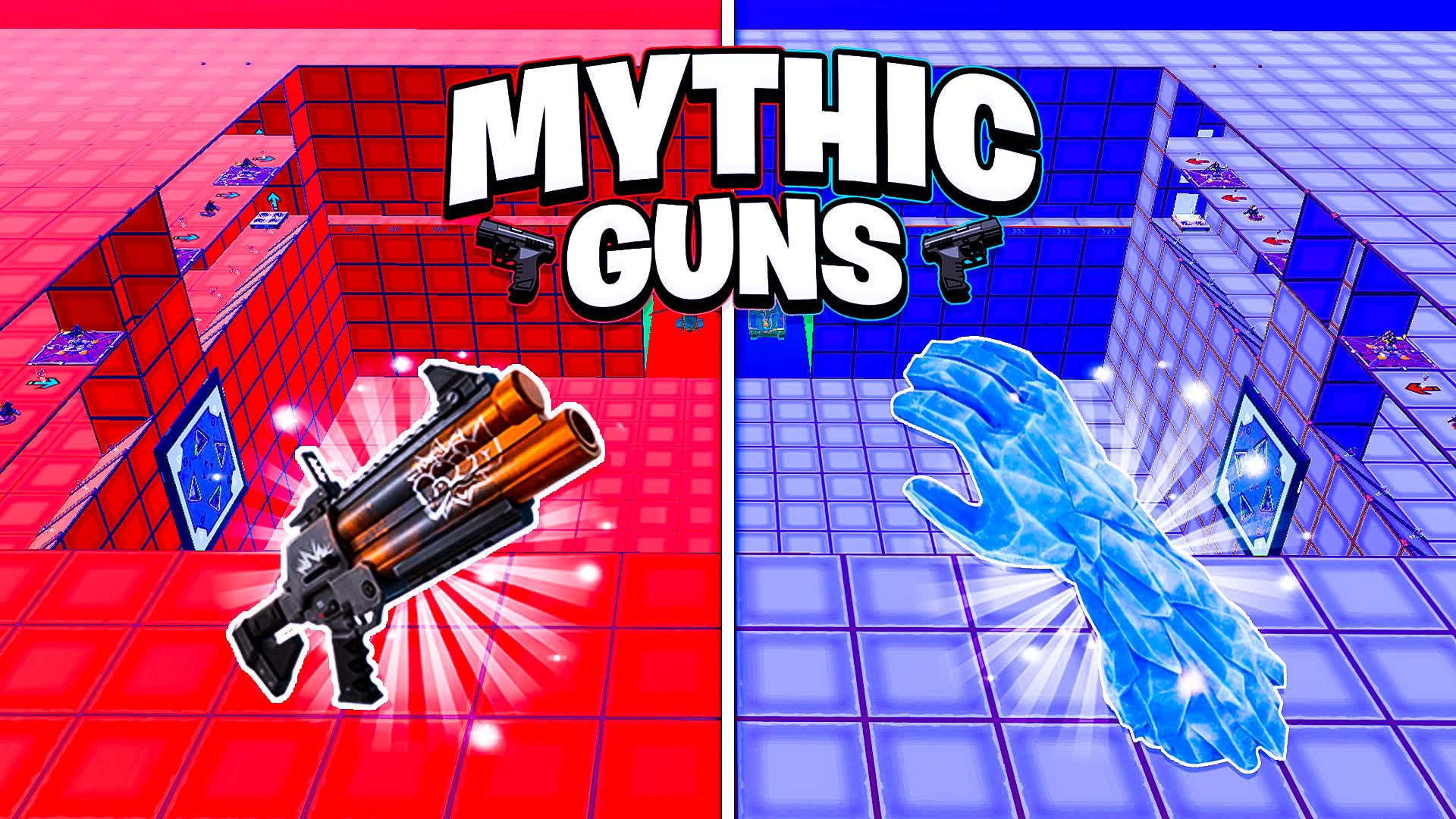 SUPER MYTHIC RED VS BLUE🆕 7571-9975-3992 by moja - Fortnite Creative ...