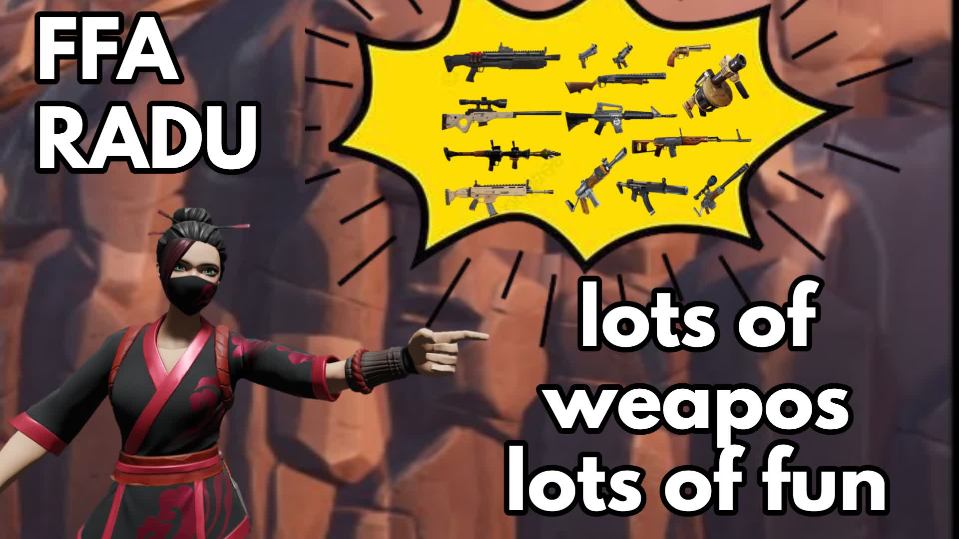 Radu FFA lots of weapons lot of fun ⭐😊 2977-3306-7707 by radu12 ...