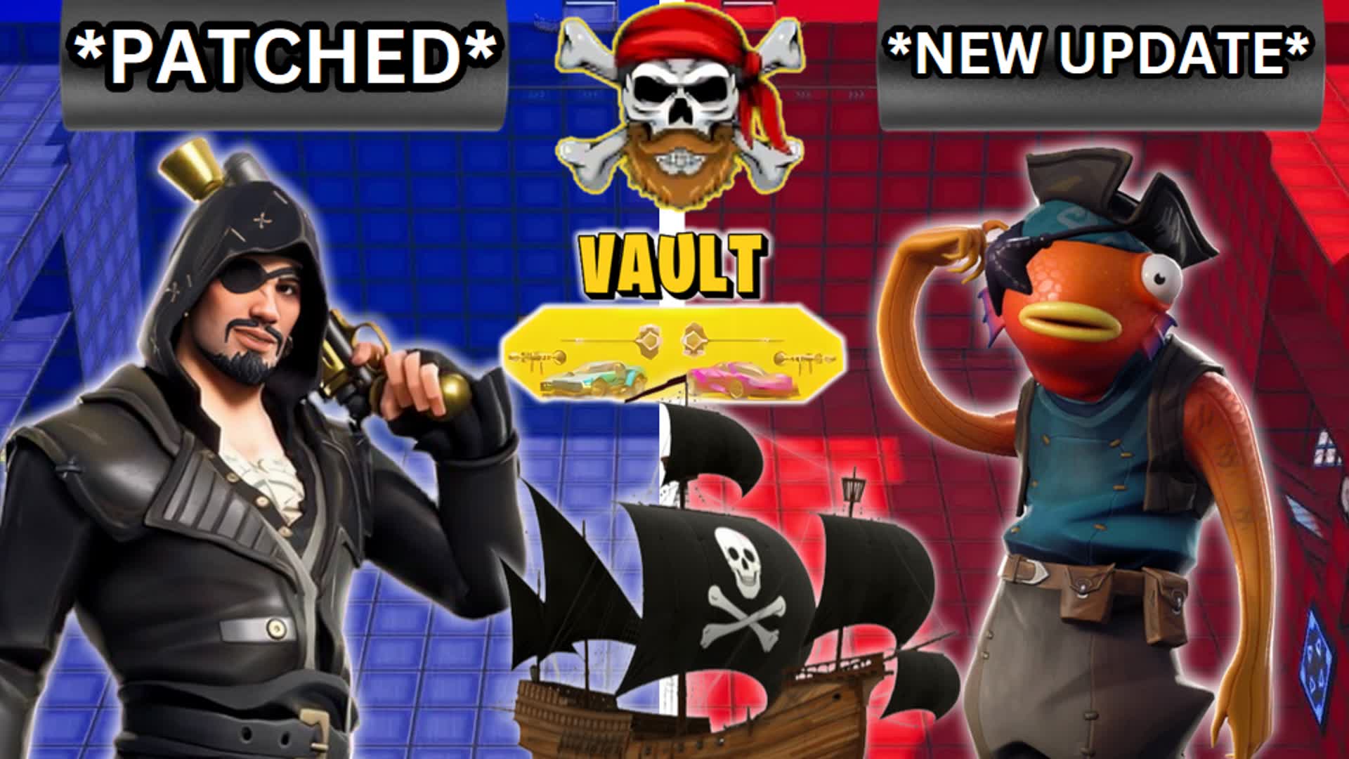 🏴‍☠️ PIRATES RED VS BLUE 🔴🔵 4629-7579-6309 by mastered - Fortnite ...