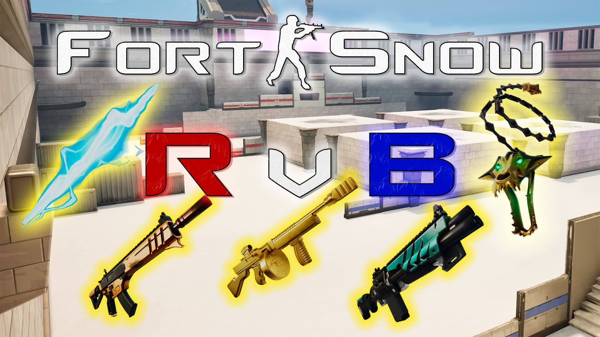 Fort-Snow Red vs Blue 2162-7392-3735 by theycallme-moose - Fortnite ...
