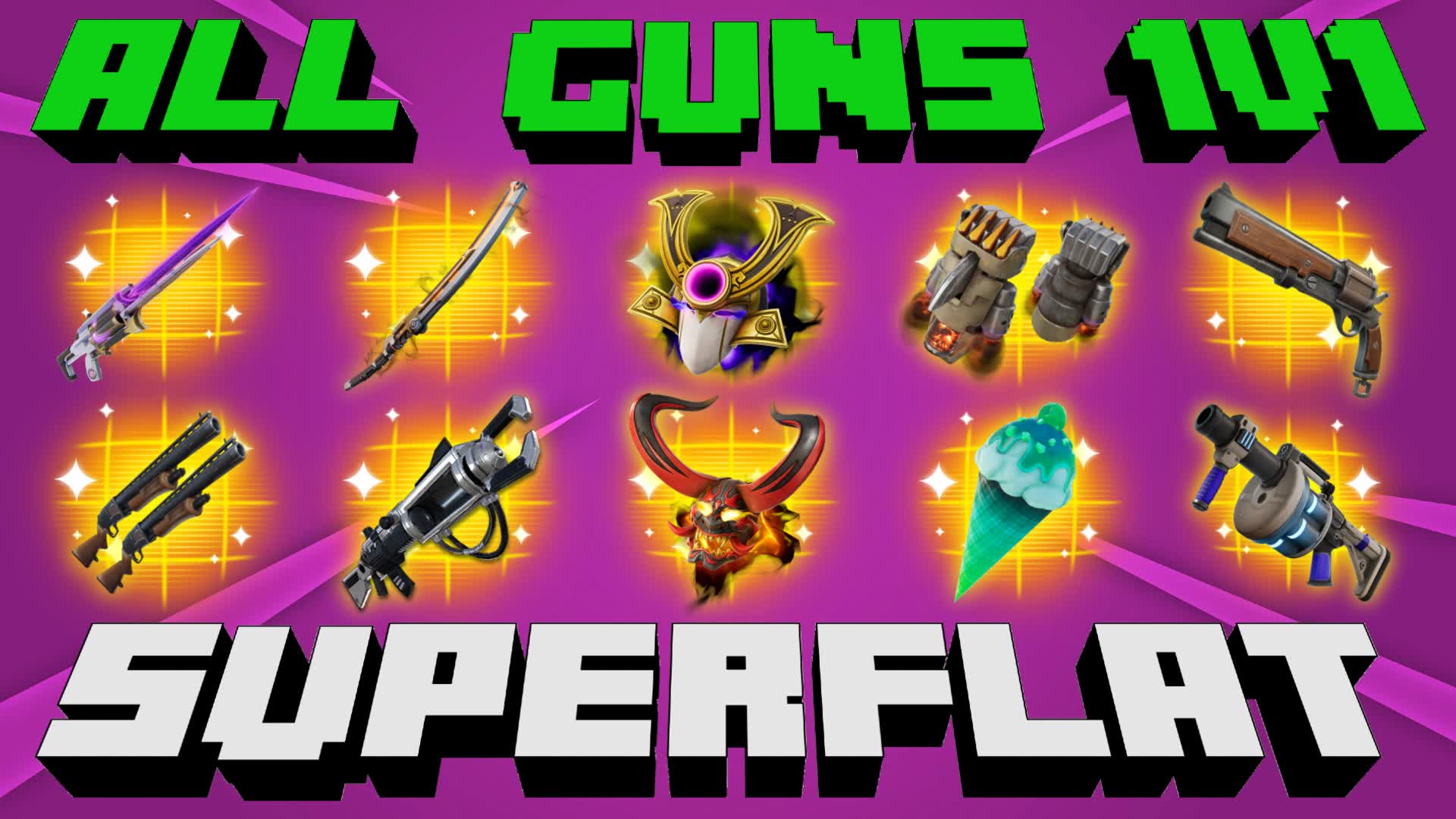 MASSIVE SUPERFLAT PvP - ALL GUNS 8587-6402-5888 by philip2w - Fortnite ...