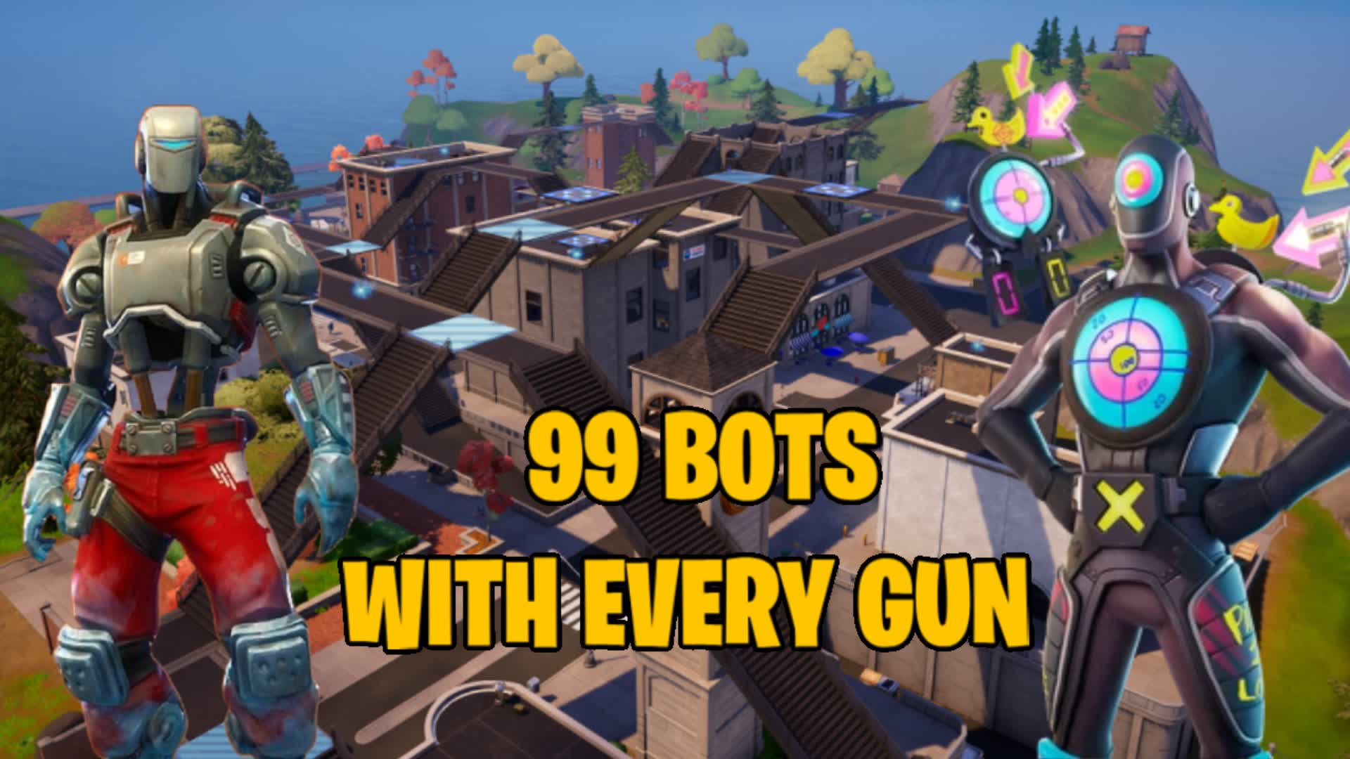 99 BOTS WITH EVERY GUN 🔫 7497-7130-2912 by exr1y - Fortnite Creative Map Code - Fortnite.GG